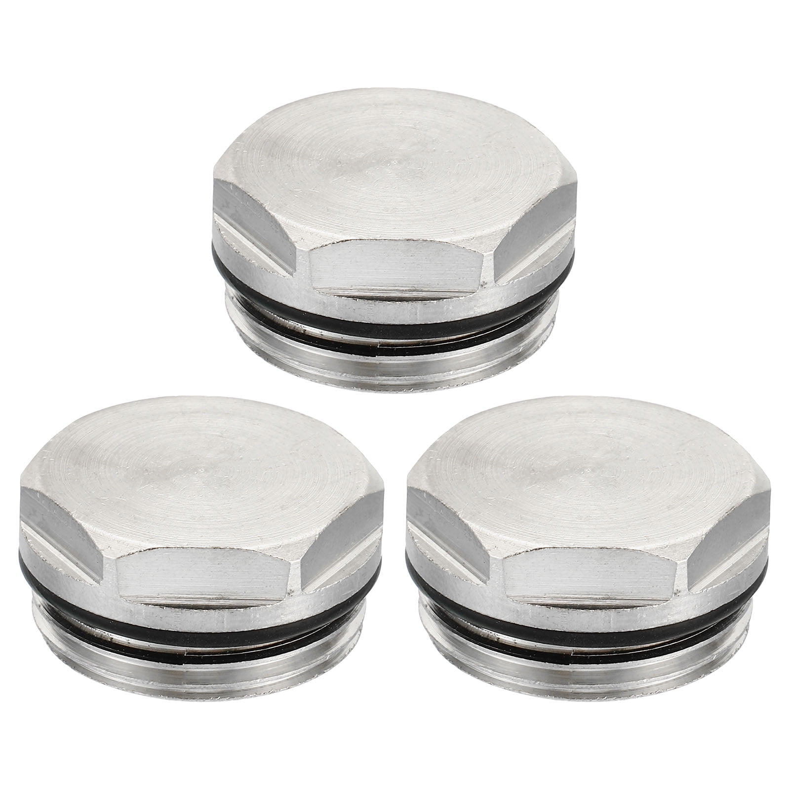 REGALWOVEN 3/4 Inch BSP Male Thread Blank Cap Manual Radiator Air Vent ...