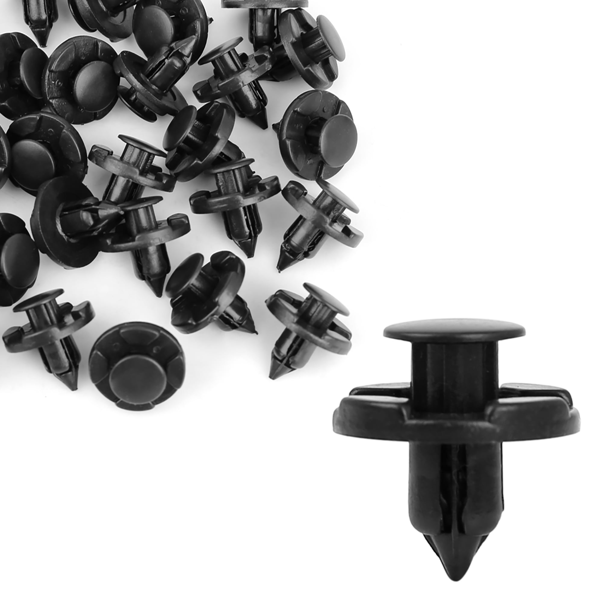 REGALWOVEN 30pcs 8mm Car Mudguard Clip Bumper Retainer Fastener Push ...