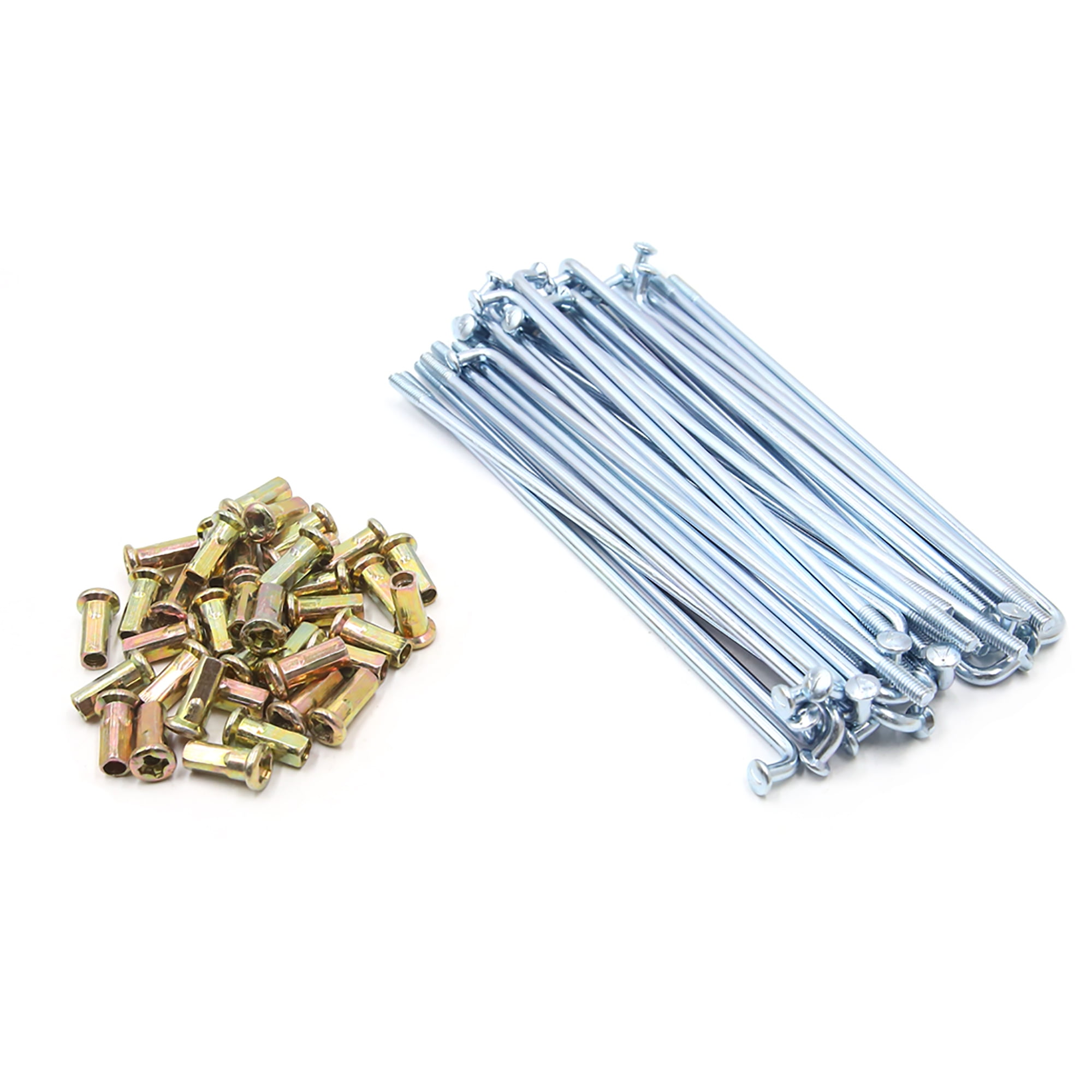 REGALWOVEN 36pcs Chrome Steel 4mm Thread Dia 158mm Length Motorcycle ...