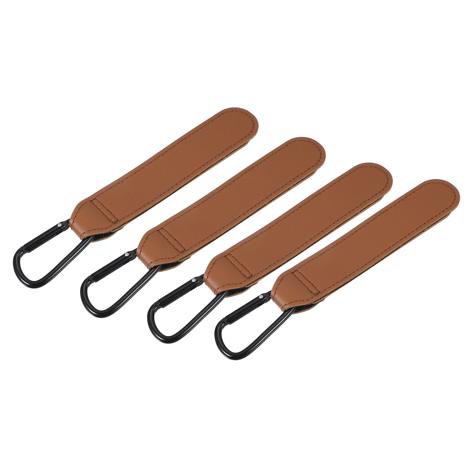 REGALWOVEN 4 Pack Shopping Cart Hooks, Leather Adjustable Shopping Cart ...