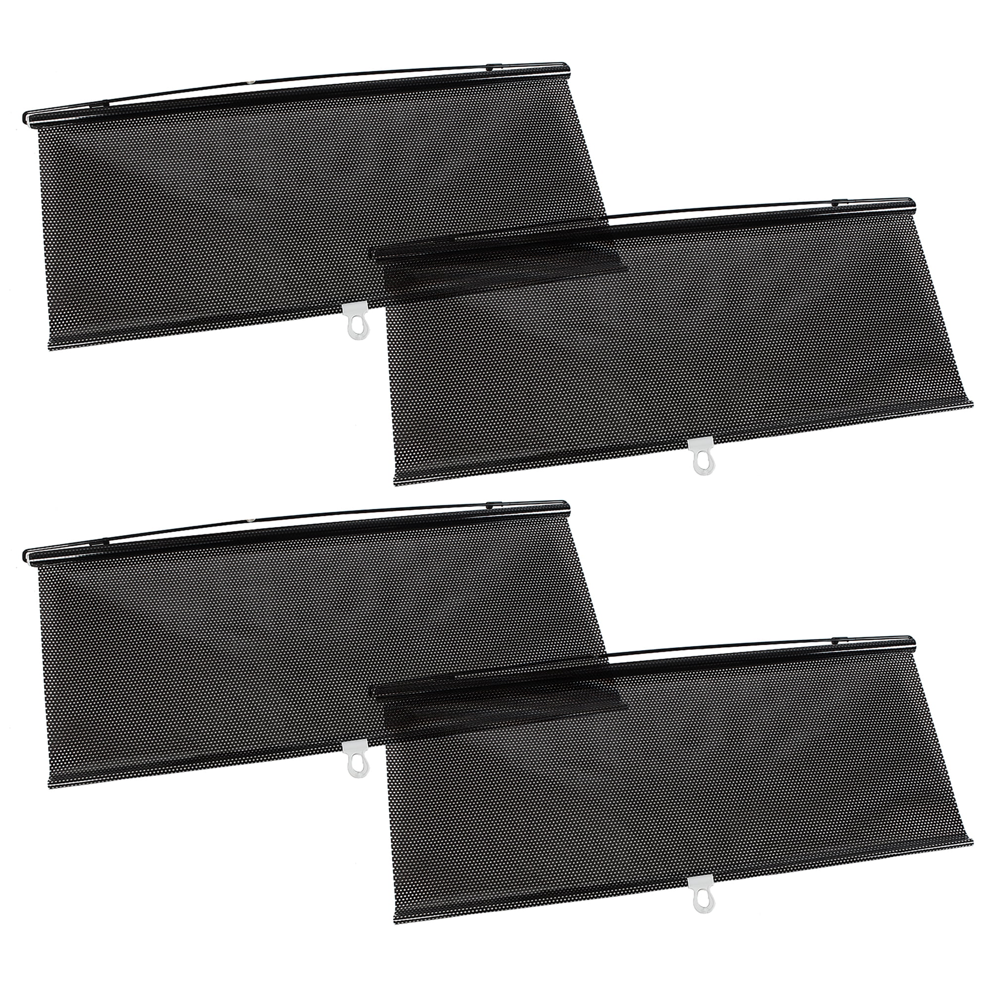 REGALWOVEN 4 Pcs Retractable Window Sun Shade Visor Windshield Roller ...