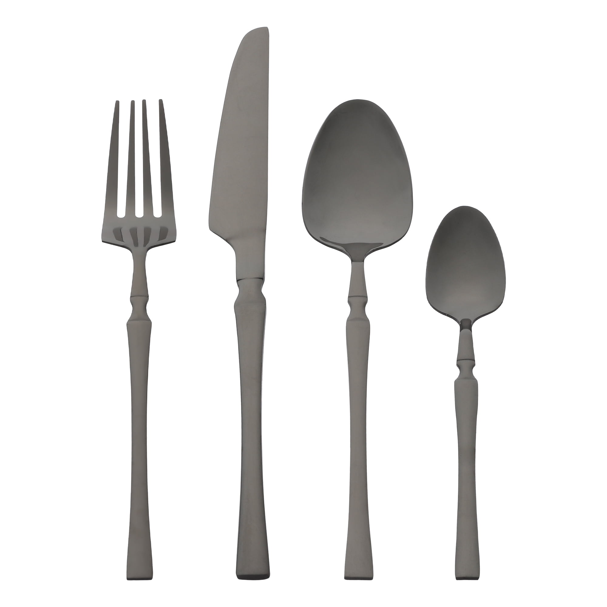 REGALWOVEN 4-Piece Stainless Steel Silverware Set with Spoon, Fork, and ...