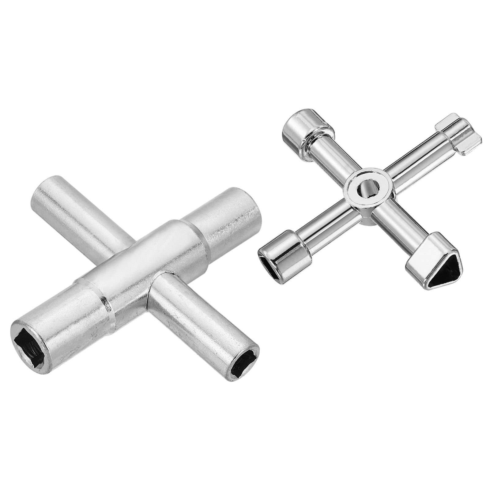 REGALWOVEN 4 Way Sillcock Key, 2 Pack 4-in-1 Water Key Universal Cross ...