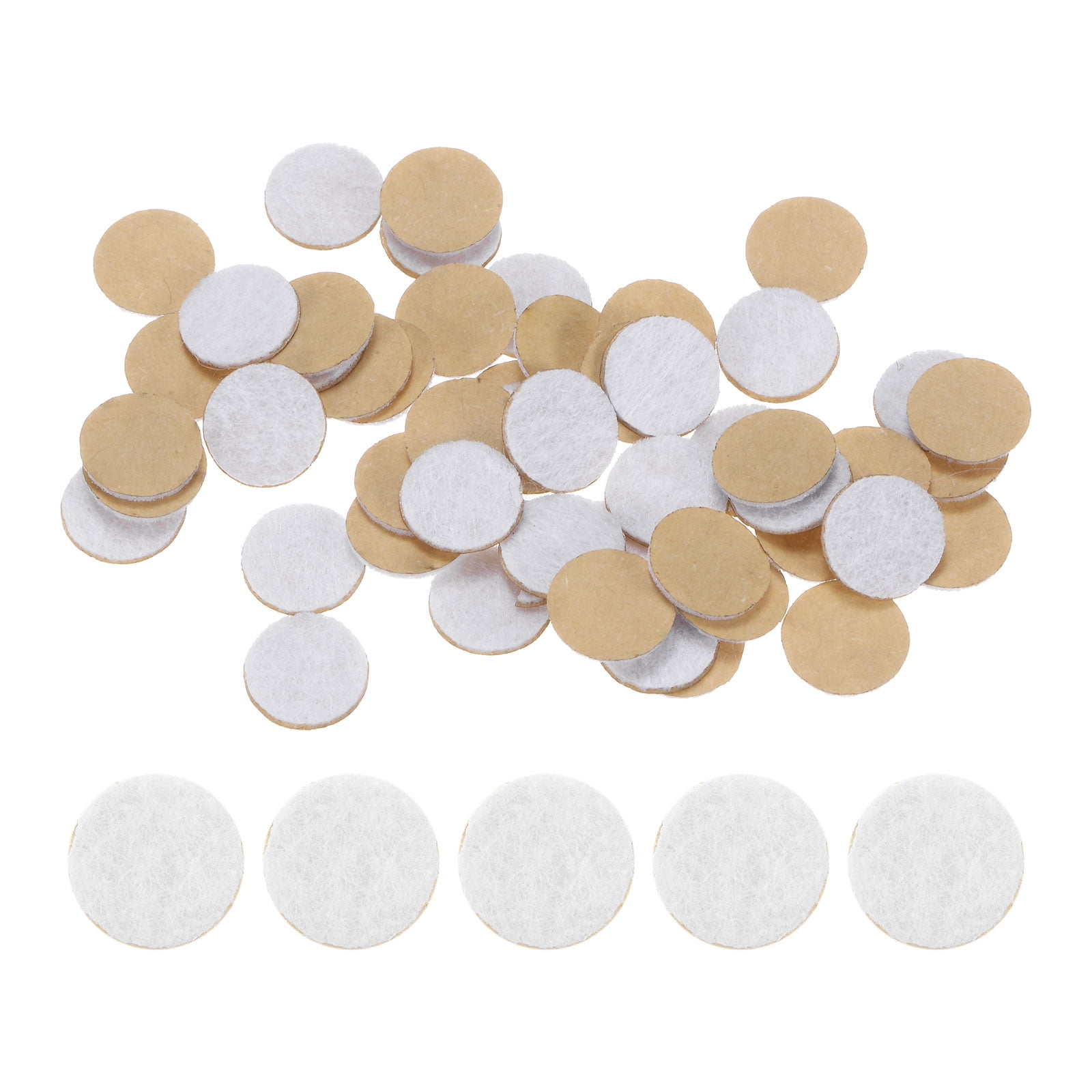 REGALWOVEN 48Pcs Round Adhesive Felt Circles, 10mm Pre Cut Felt Craft ...