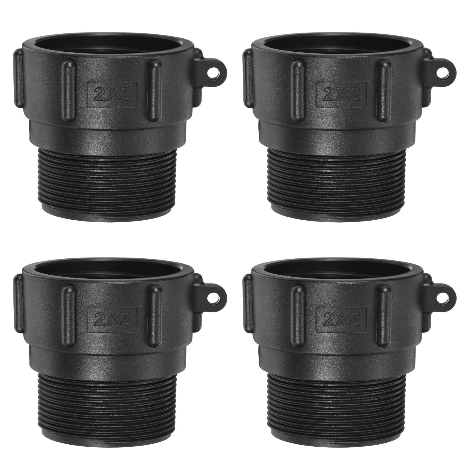 REGALWOVEN 4Pcs IBC Tote Adapter Coarse Thread Gallon Drain Plug ...