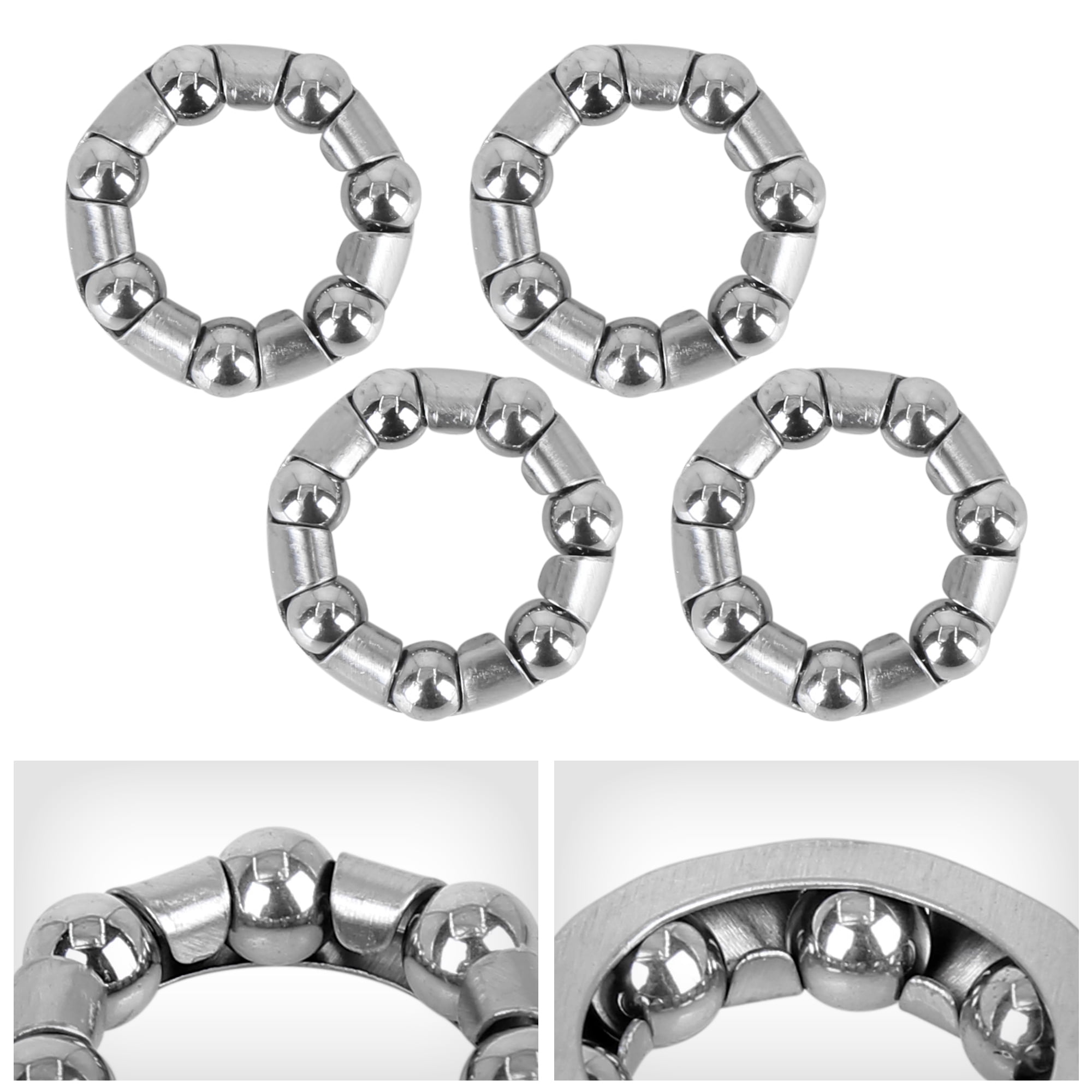 REGALWOVEN 4pcs Lowrider Bicycle Bike Ball Bearing Cages 20.5mm x 7 ...