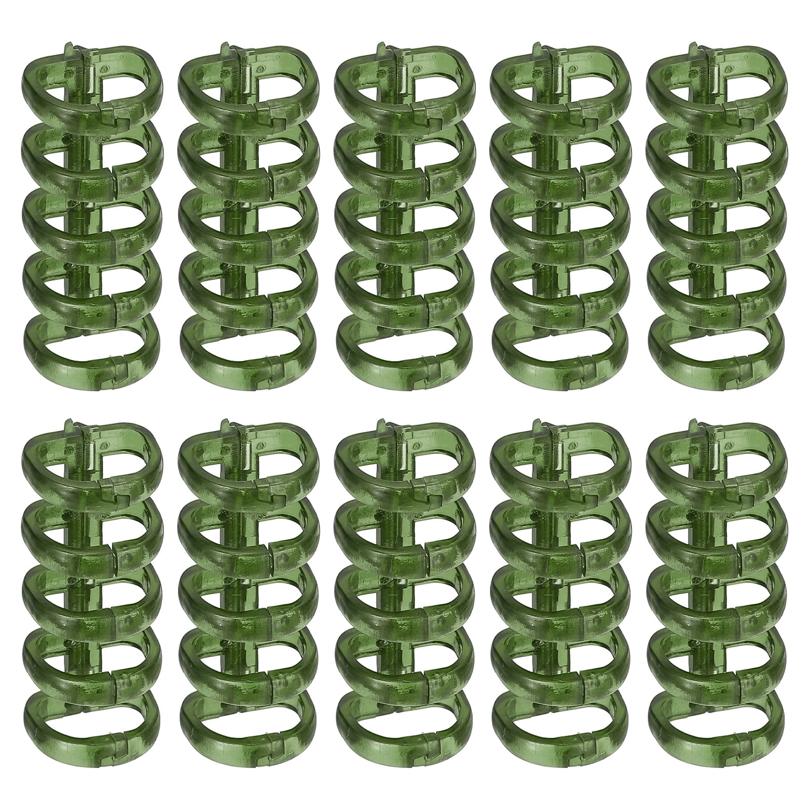 REGALWOVEN 5-Ring Binding Rings, 1.61"x 0.59" 10 Pack Plastic Loose ...