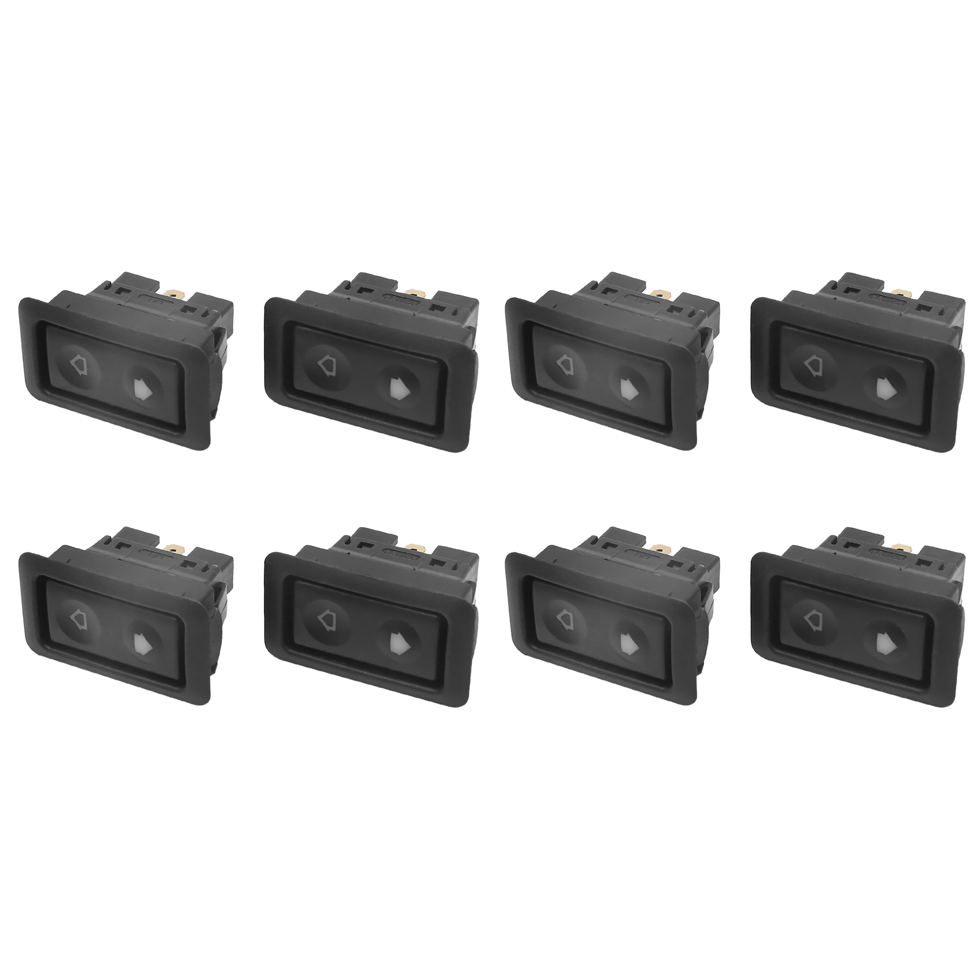 REGALWOVEN 8pcs 6 Pin Car Door Power Window Electric Control Switch ...
