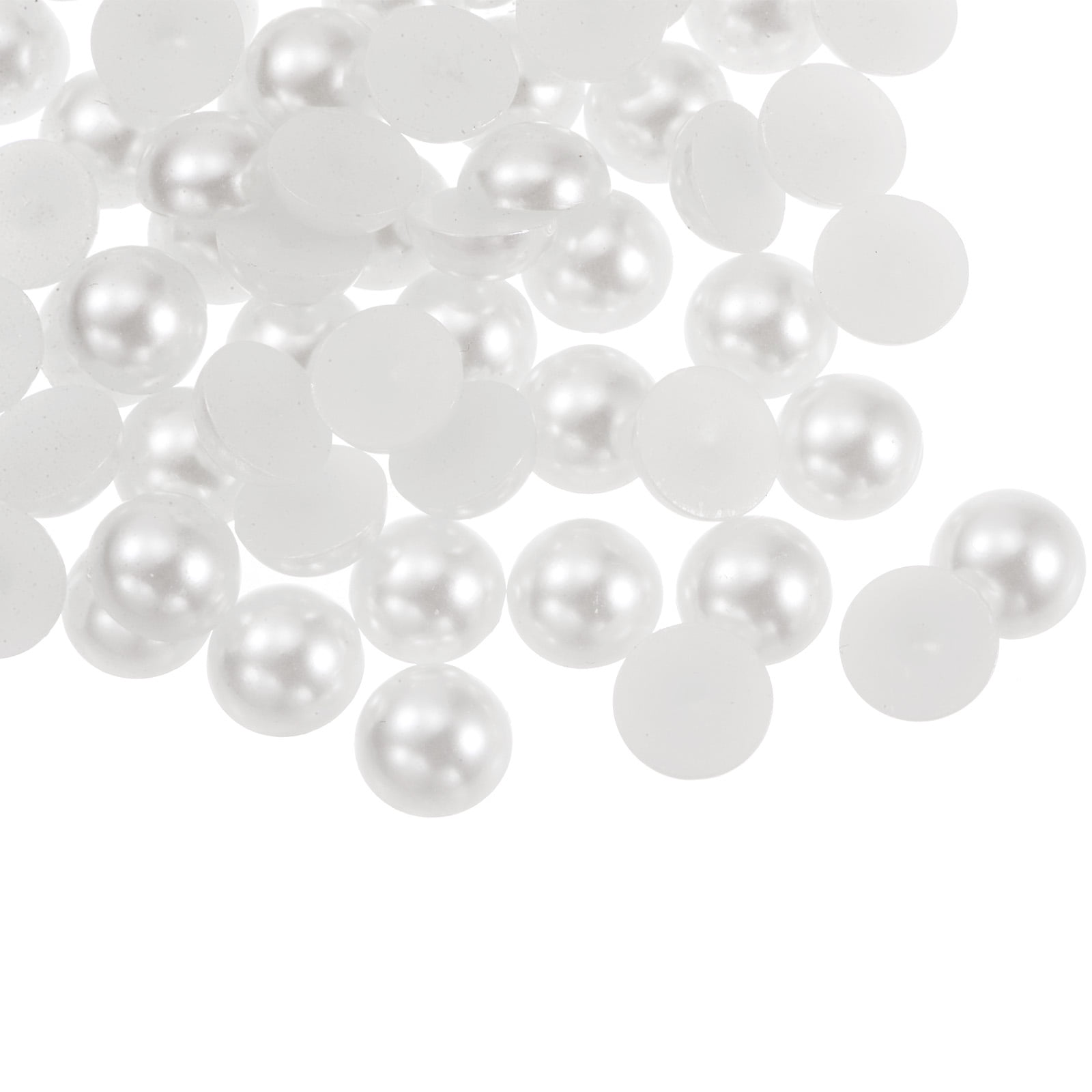 REGALWOVEN AB Flat Back Pearls Loose Half Round Resin Pearl Beads DIY ...