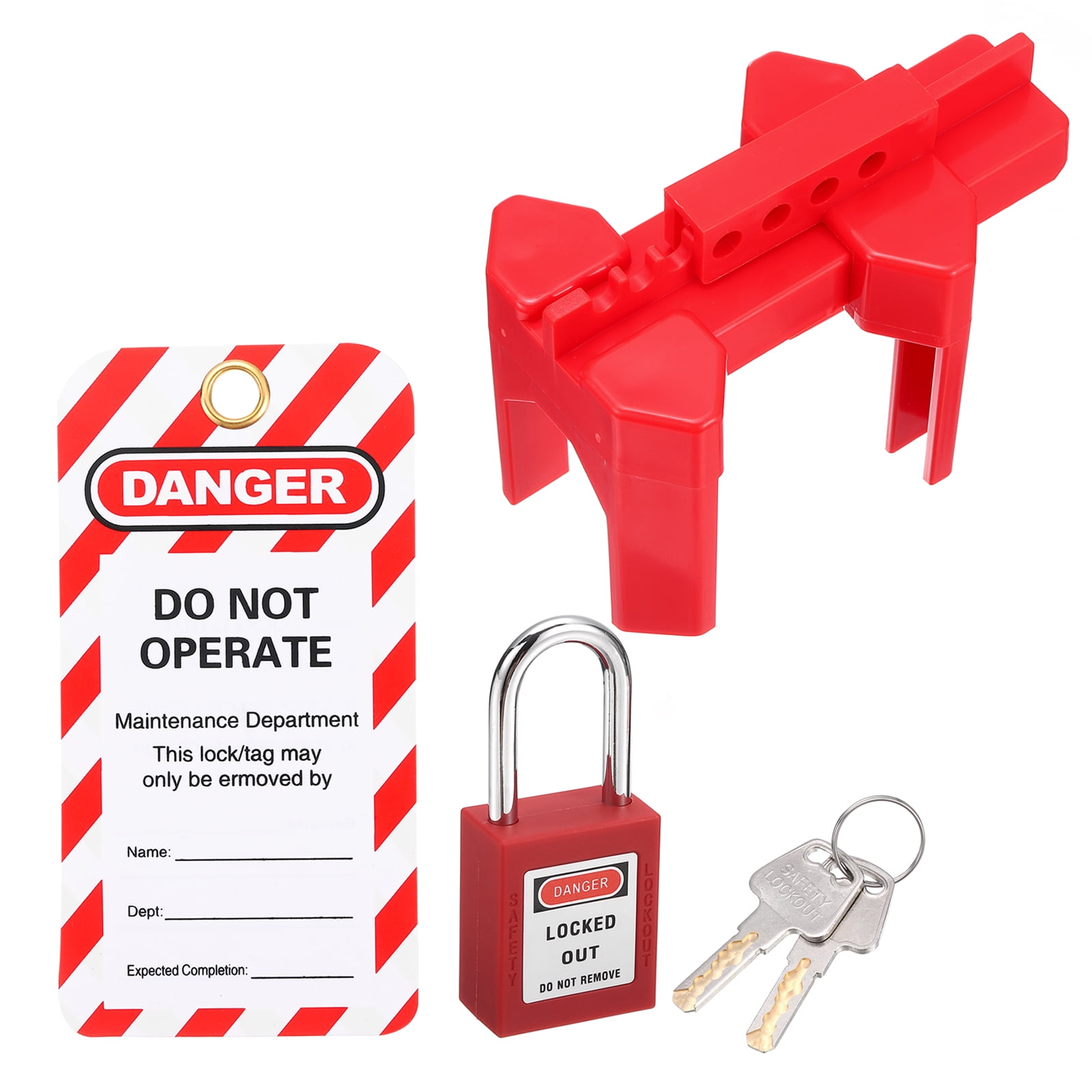 REGALWOVEN Adjustable Ball Valve Lockout Device for 1" to 2-1/2" with ...