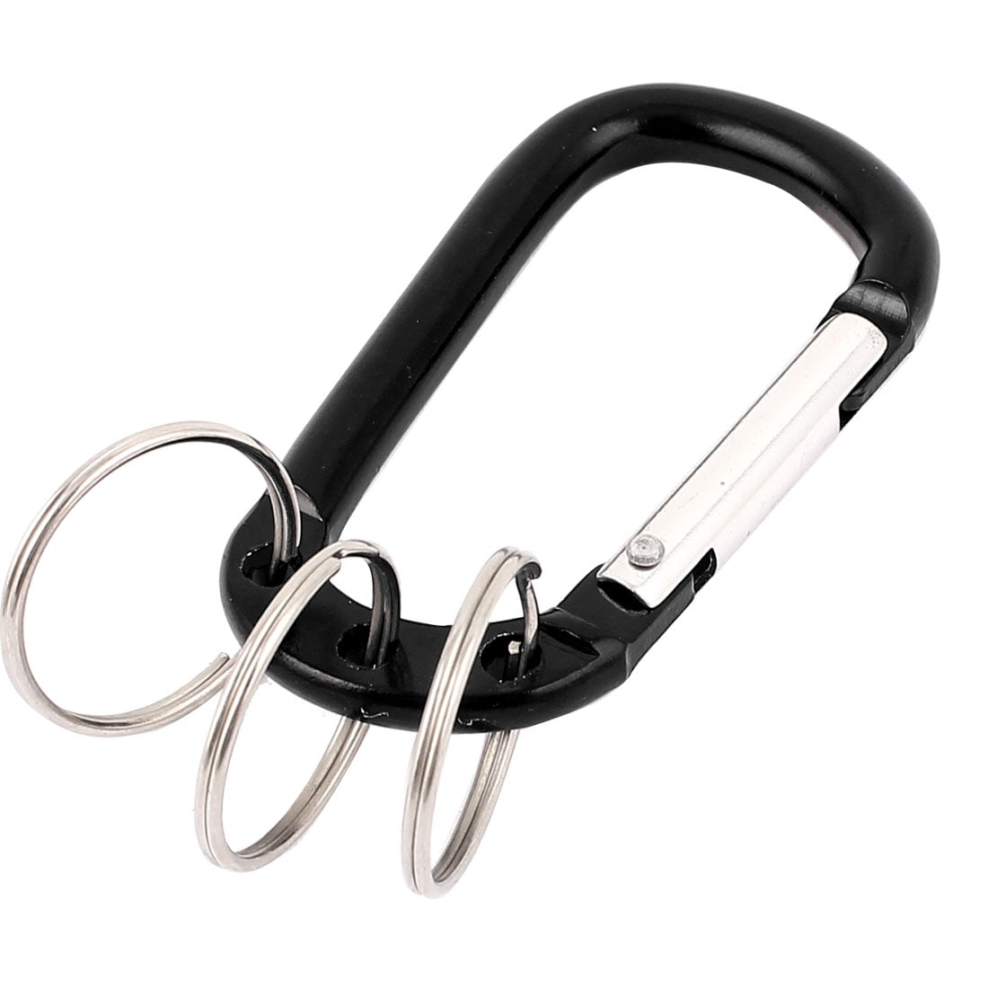 REGALWOVEN Aluminum Alloy Carabiner Snap Clip Hook D-Ring Keychain ...