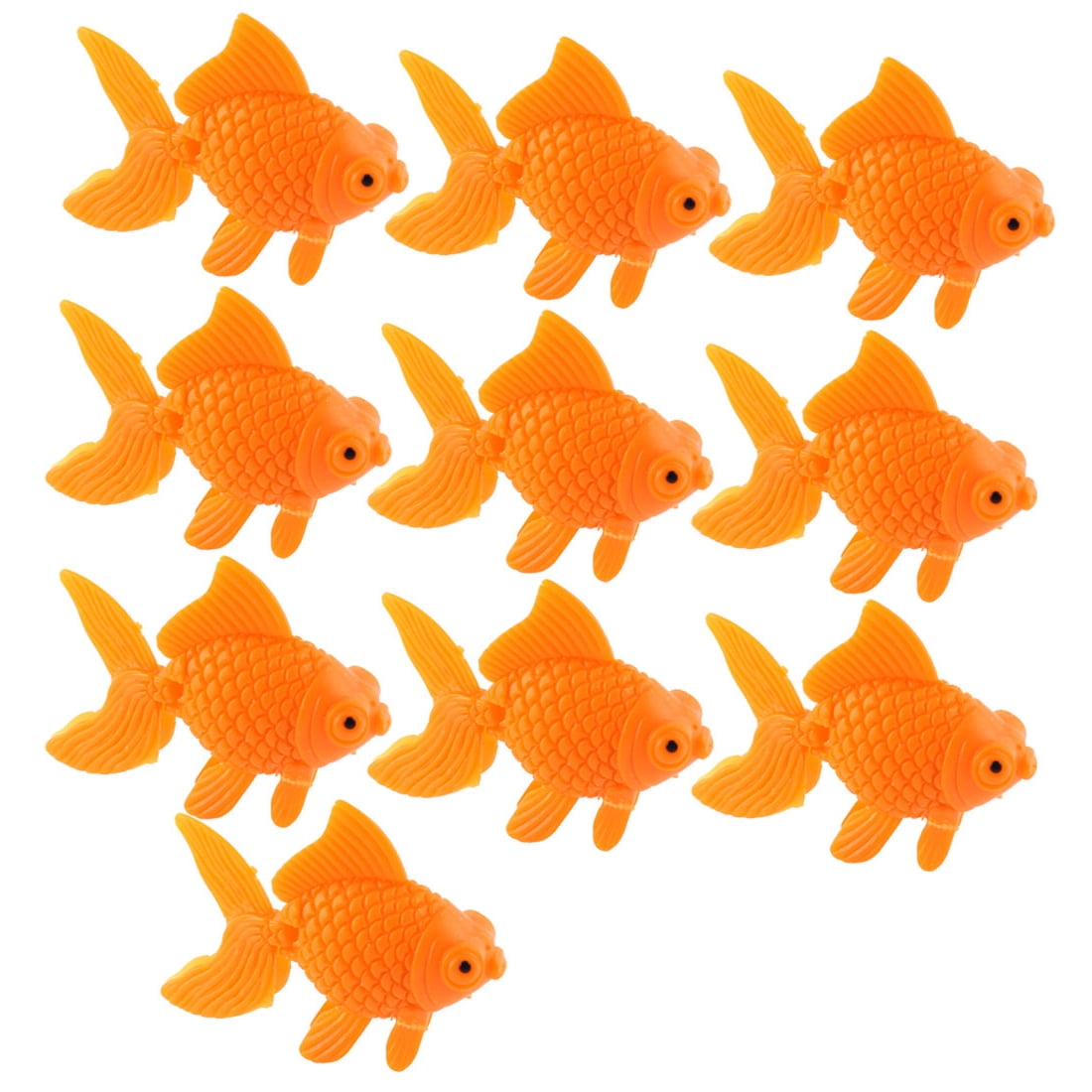 REGALWOVEN Aquarium Orange Plastic Goldfish Ornament Fish Tank ...