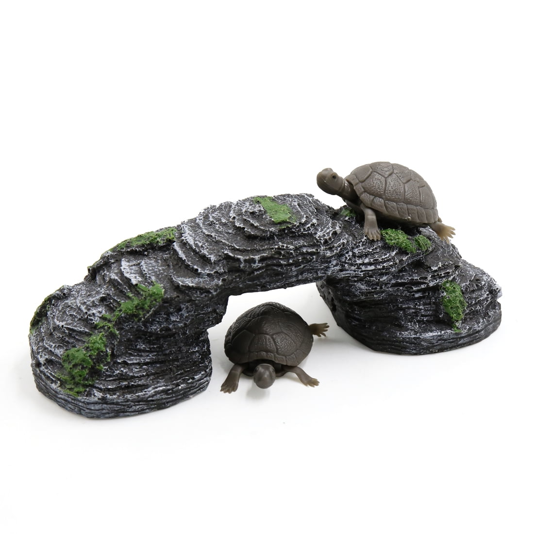 REGALWOVEN Aquarium Landscape Resin Bridge Design Underwater Tortoise ...