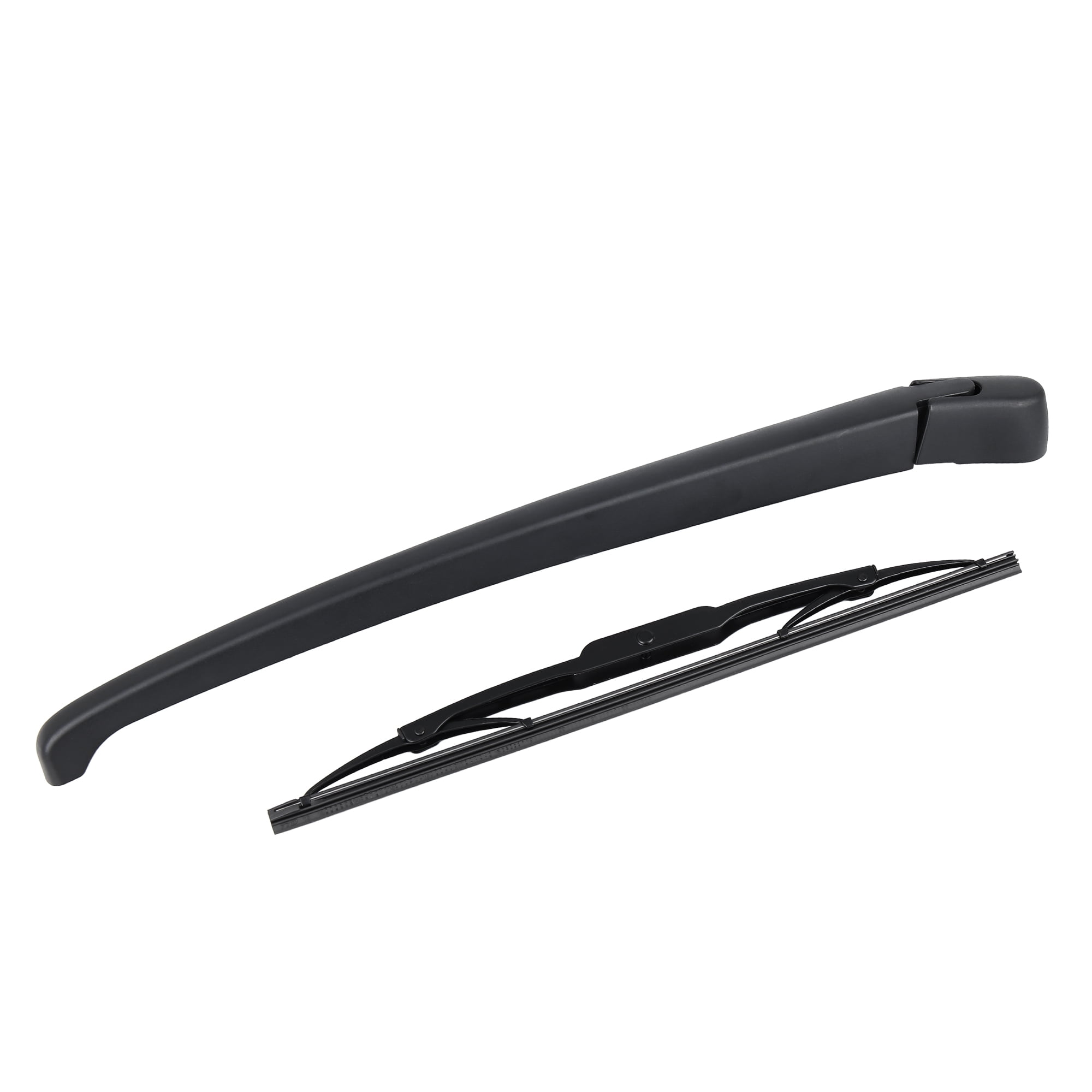 REGALWOVEN Black 300mm 12" Rear Window Windshield Wiper Blade Arm Set ...