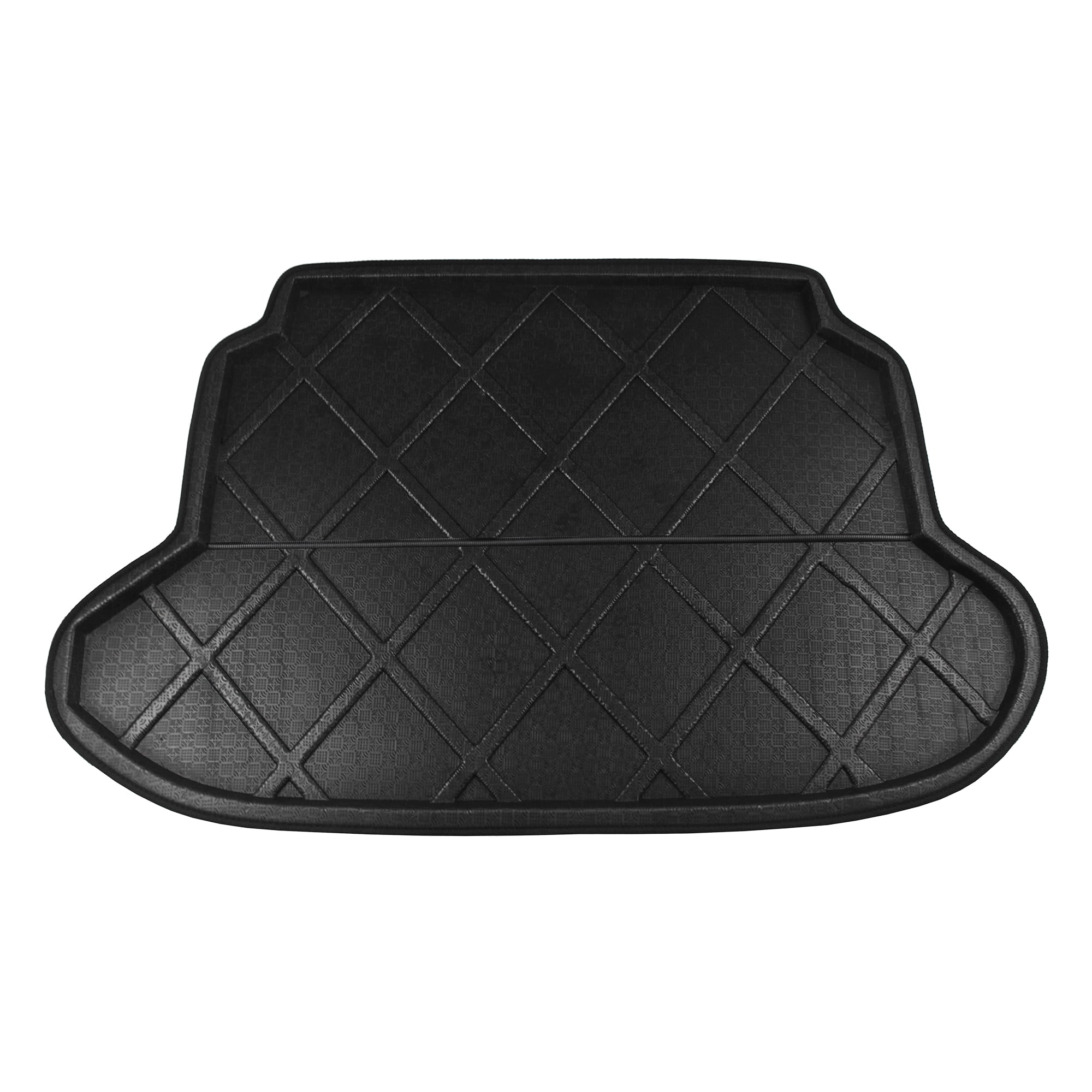 REGALWOVEN Black Car Rear Trunk Floor Mat Cargo Boot Liner Carpet Tray ...