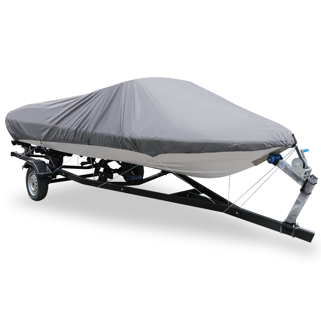 REGALWOVEN Boat Cover Waterproof Fishing Ski Bass Speedboat V-shape 20 ...