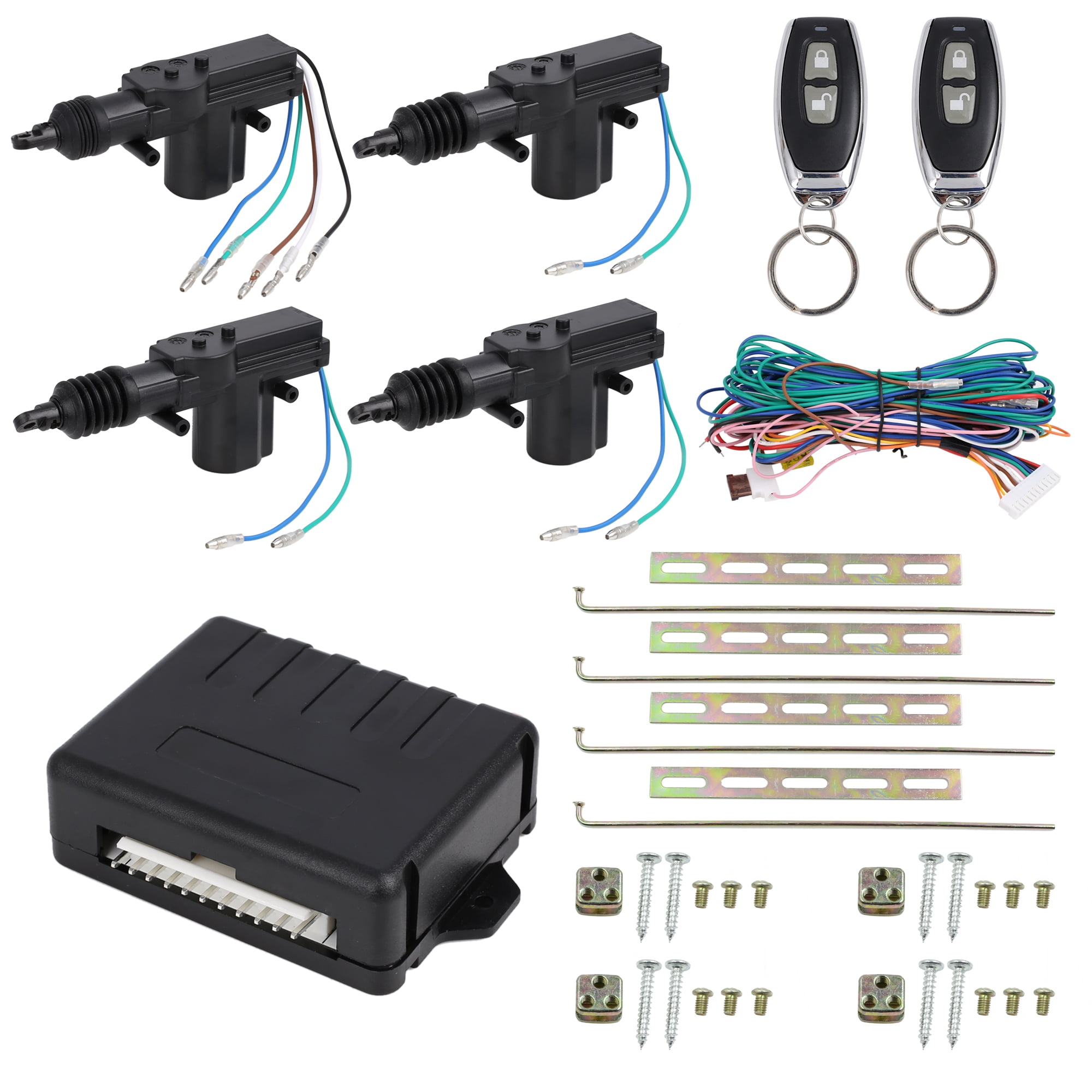 REGALWOVEN Central Lock Locking System Car Keyless Entry with 4 Doors ...