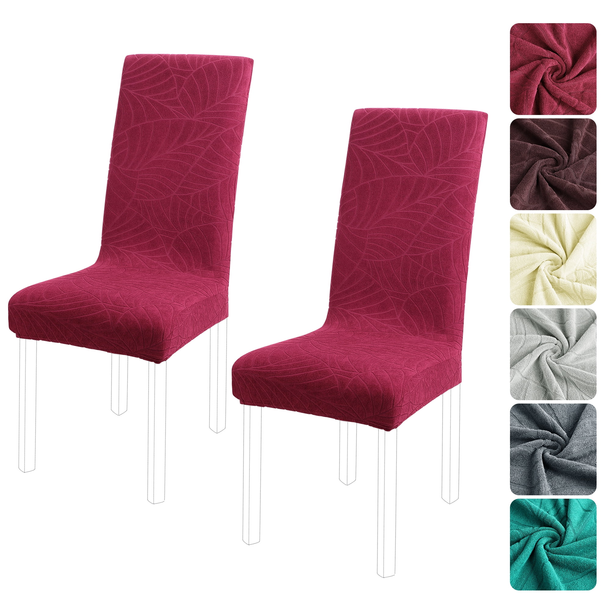 REGALWOVEN Chair Covers for Dining Room, Stretch Spandex Fabric Chair ...