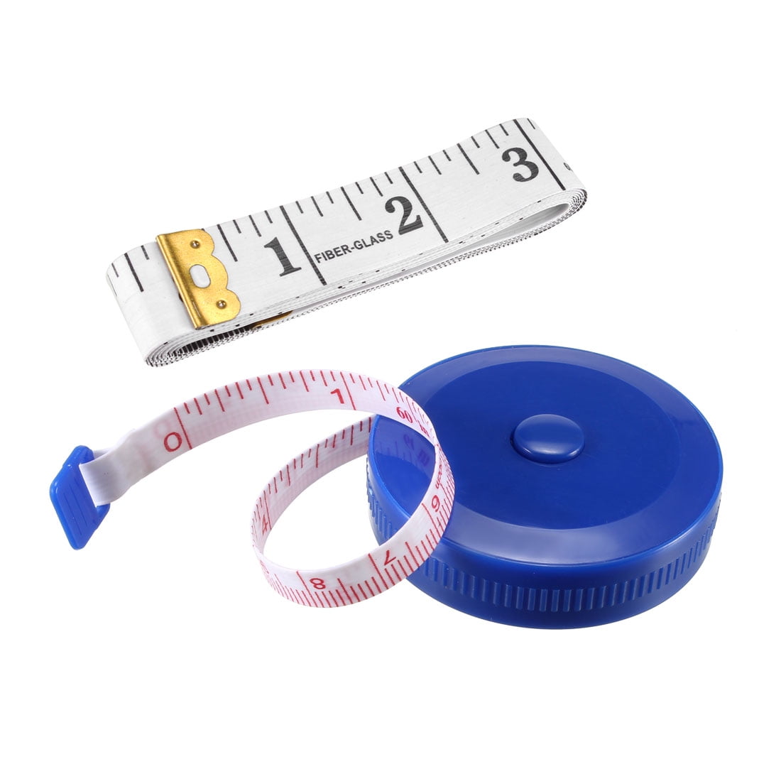 Uxcell Cloth Tape Measure for Body 60" Metric" Retractable Measuring ...