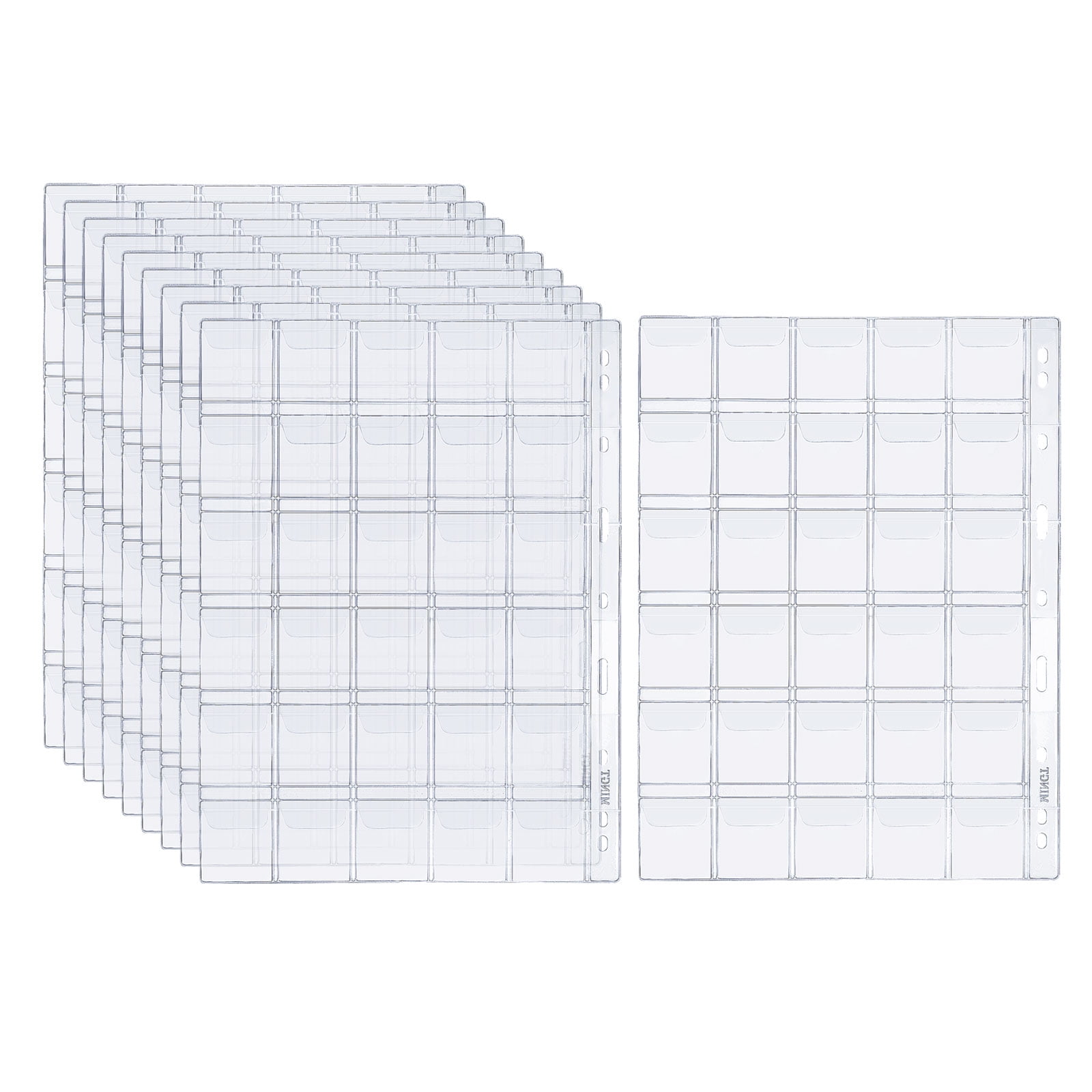 REGALWOVEN Coin Collecting Pages, Coin Binder Inserts Sleeves for Album ...