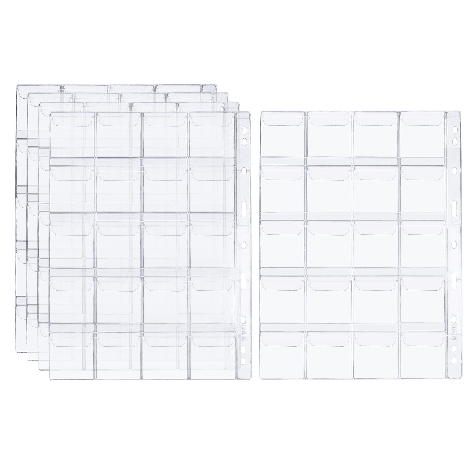 REGALWOVEN Coin Collecting Pages, Coin Binder Inserts Sleeves with 9 ...