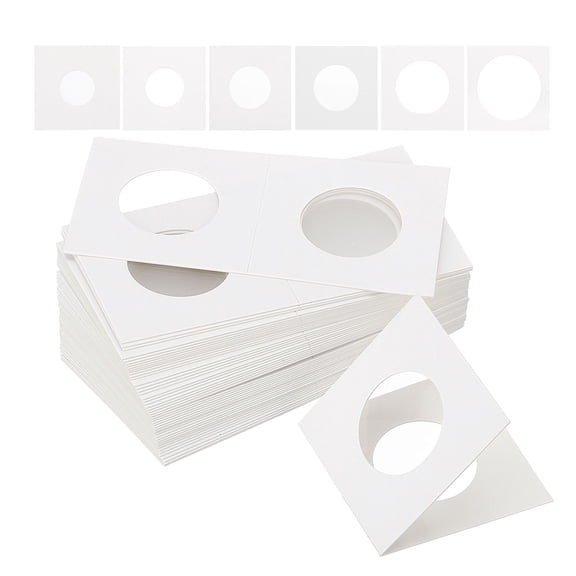 REGALWOVEN Coin Flips, Cardboard Organize Coin Holder Paper Coin ...
