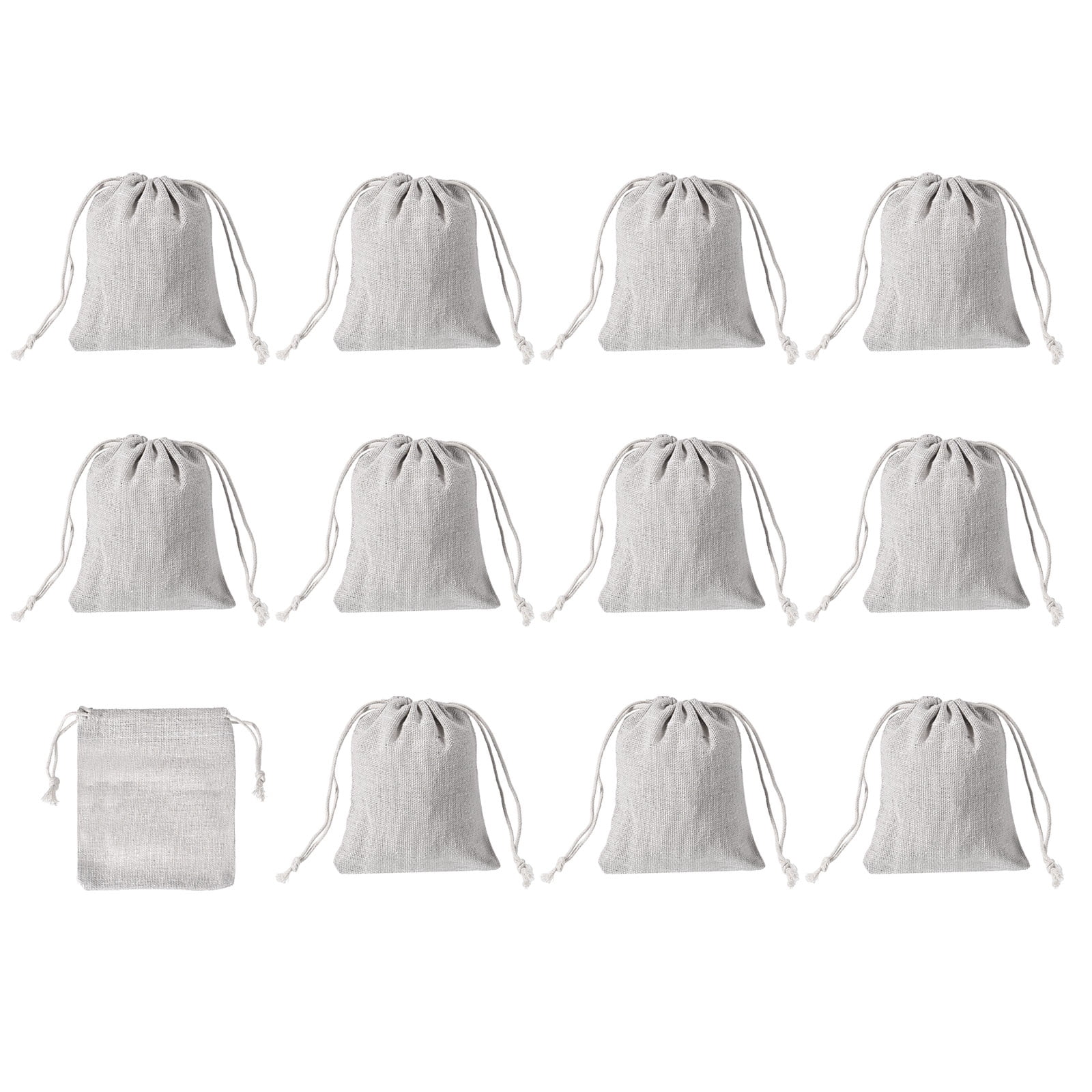 REGALWOVEN Coin Sacks Bag, Deposit Change Transit Bags 5"x4" Grey ...