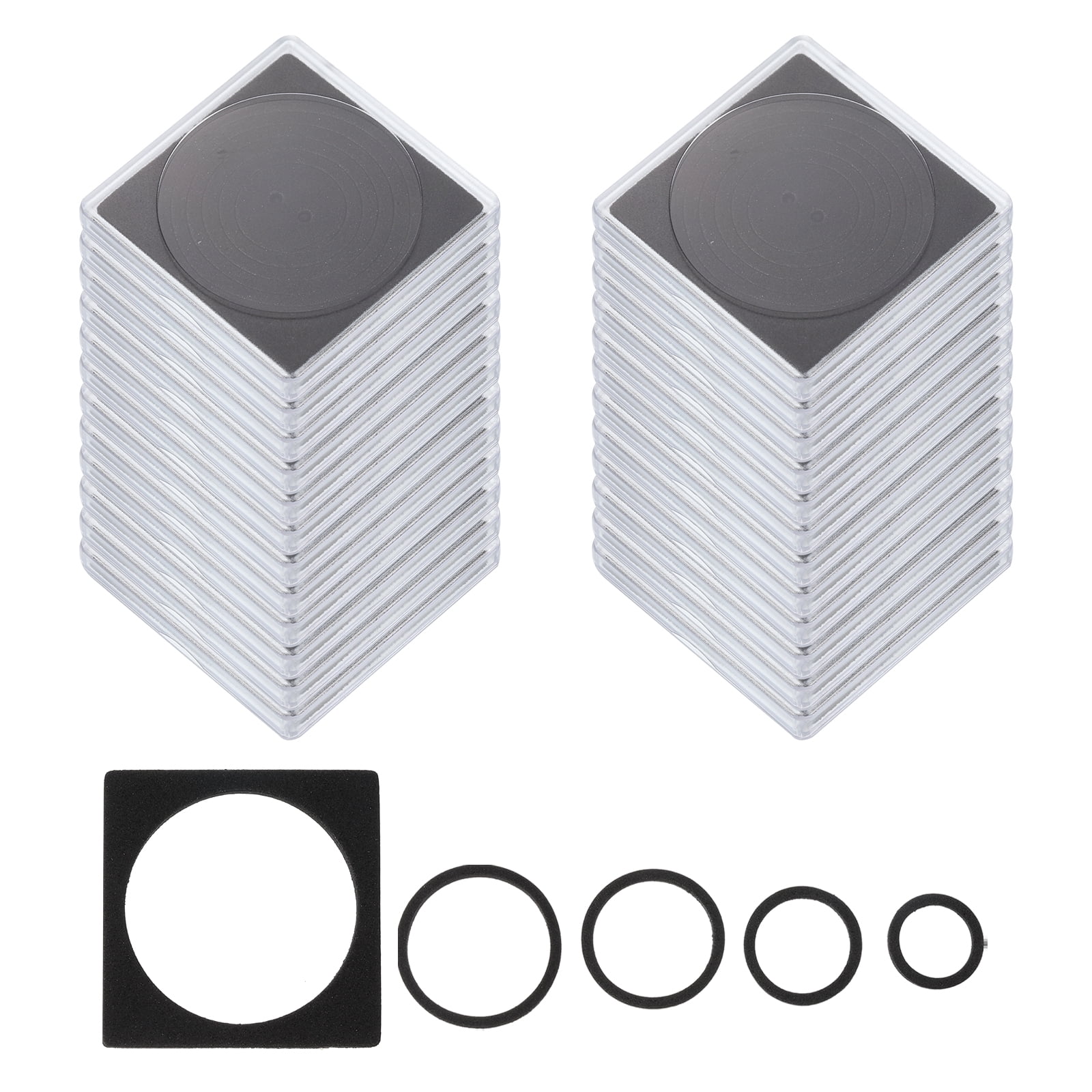 REGALWOVEN Coin Snap Holder, 24 Pack Silver Dollar Coin Holders for ...