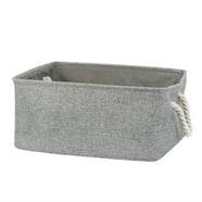 Curver Jute Large Grey Plastic Storage Basket - Walmart.com