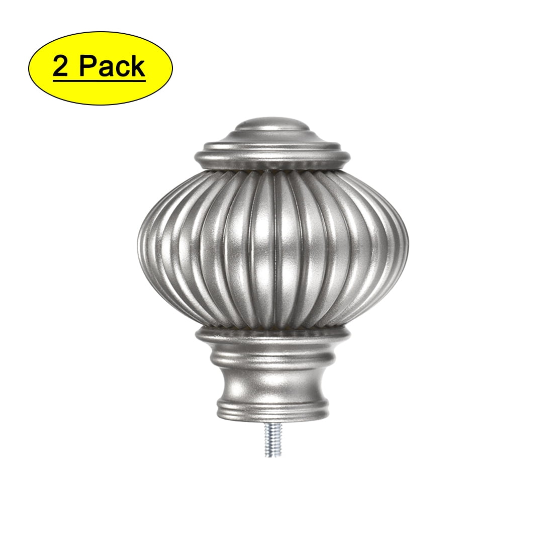 REGALWOVEN Curtain Rod Finials End for 19mm Drapery Pole 72mm x 65mm ...