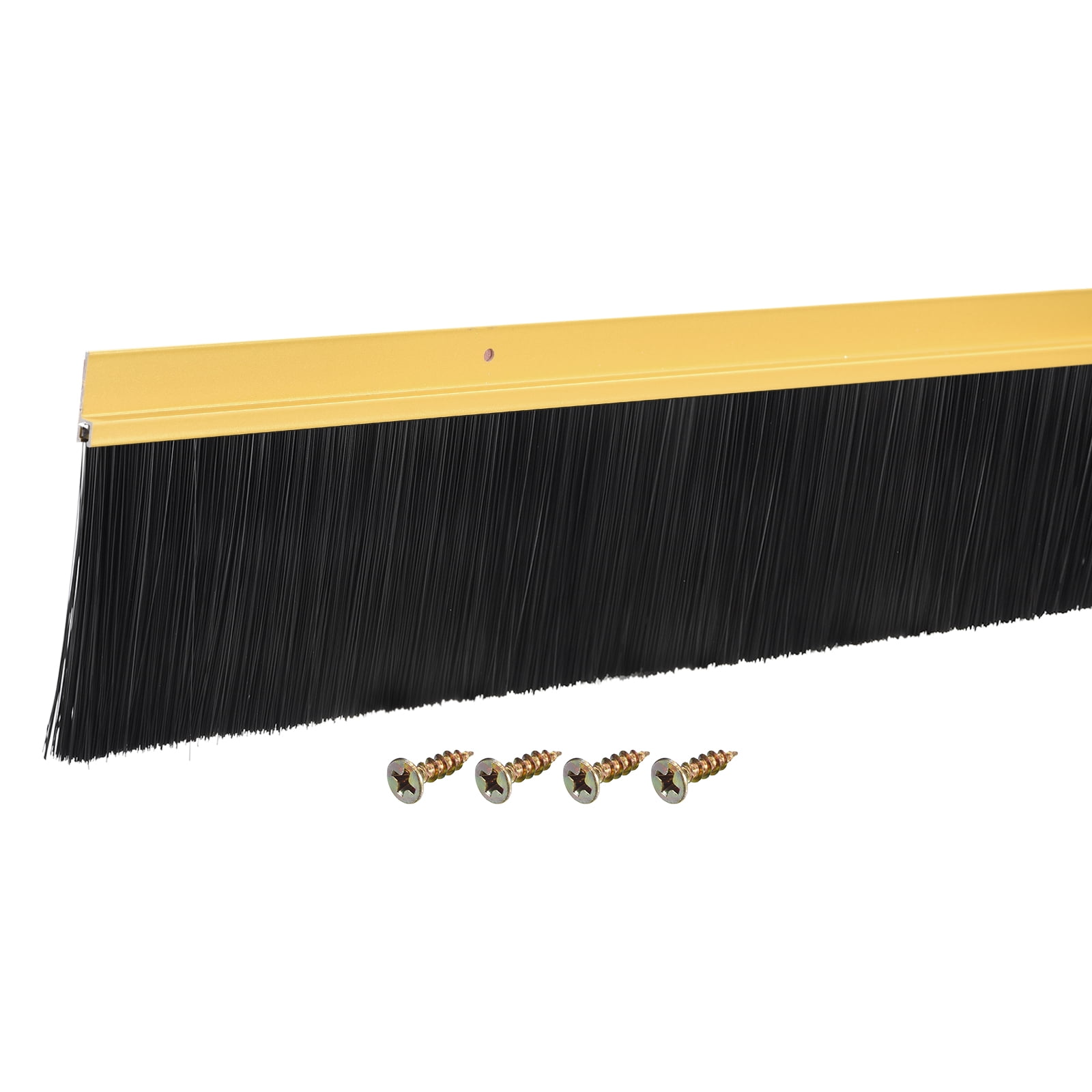 REGALWOVEN Door Brush Bottom Sweep H-Shape Aluminum Alloy Base Nylon ...