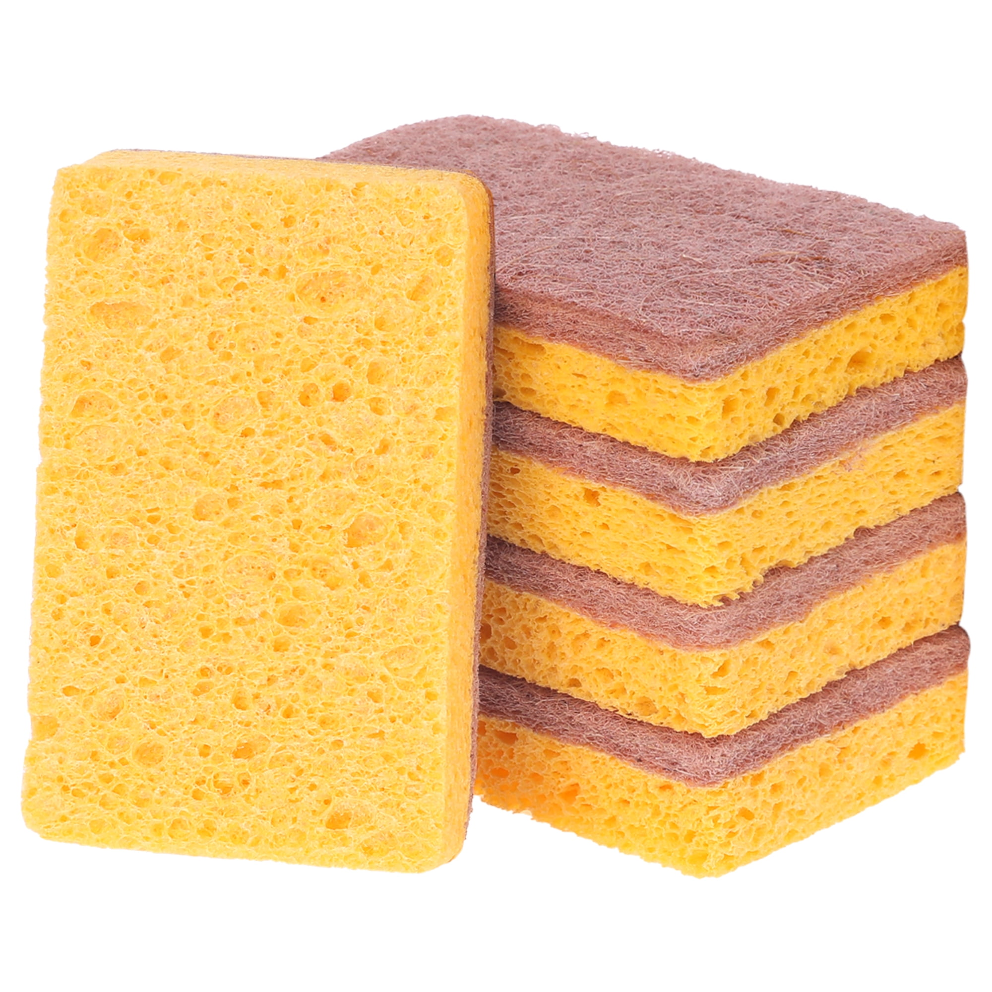 REGALWOVEN Dual Sided Cleaning Sponges, Kitchen Dishes Sponge, Non ...