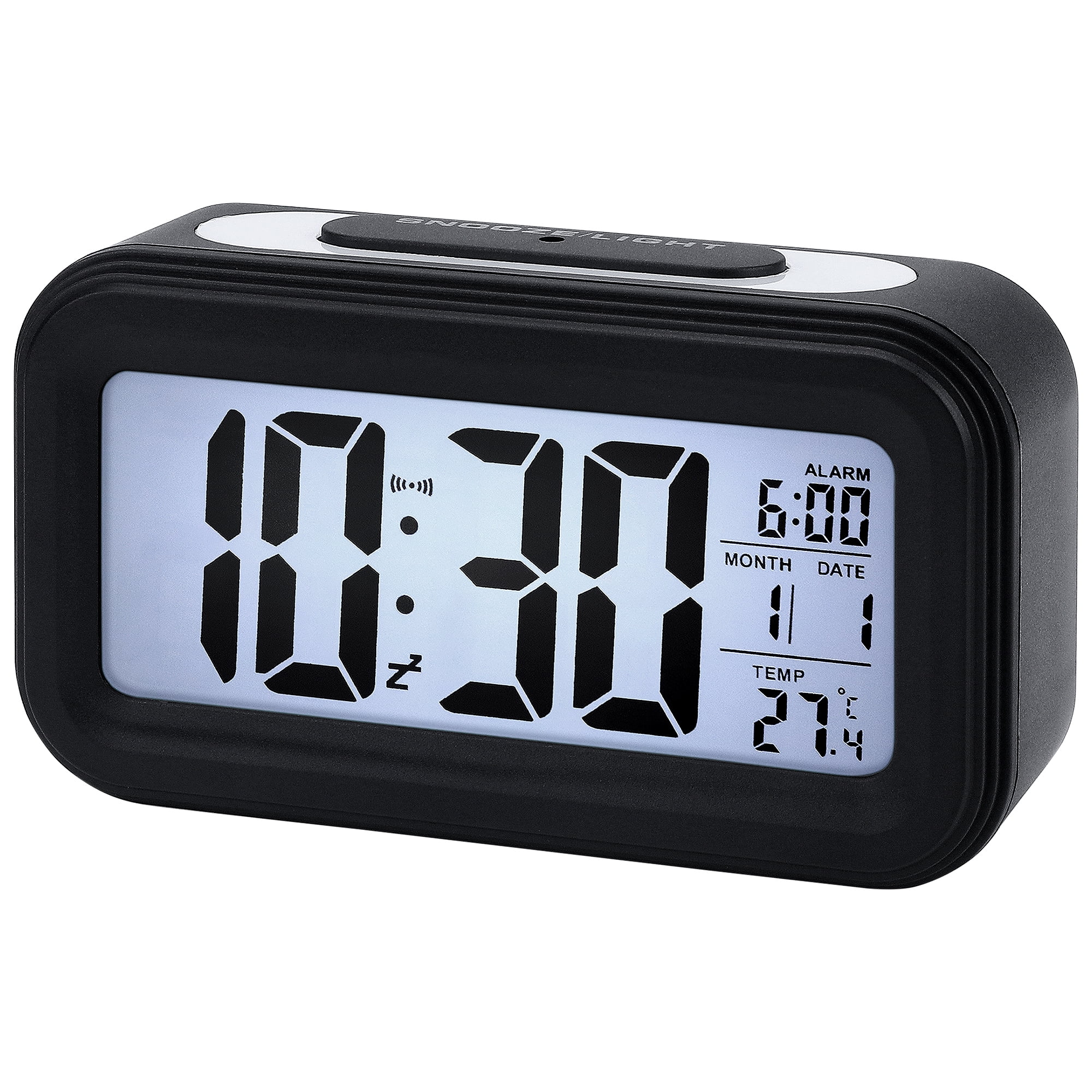 REGALWOVEN Electric Alarm Clock, Bright Colors, Backlight Gentle Wake ...