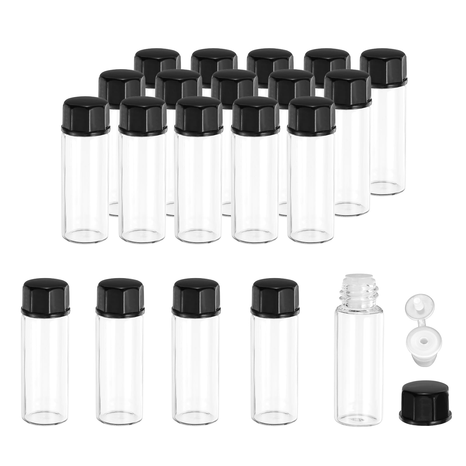 REGALWOVEN Essential Oil Bottles Glass Bottles with Orifice Reducer ...