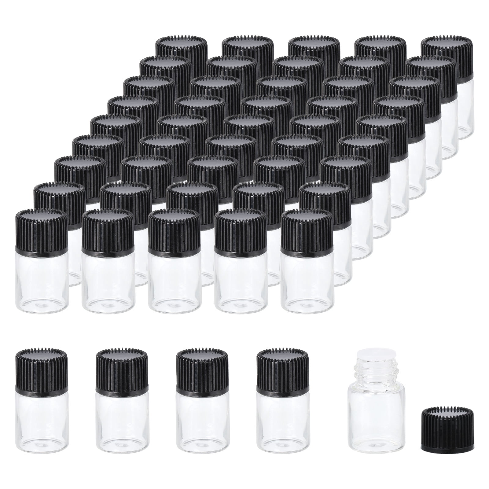 REGALWOVEN Essential Oil Bottles, Glass Bottles with Orifice Reducer ...