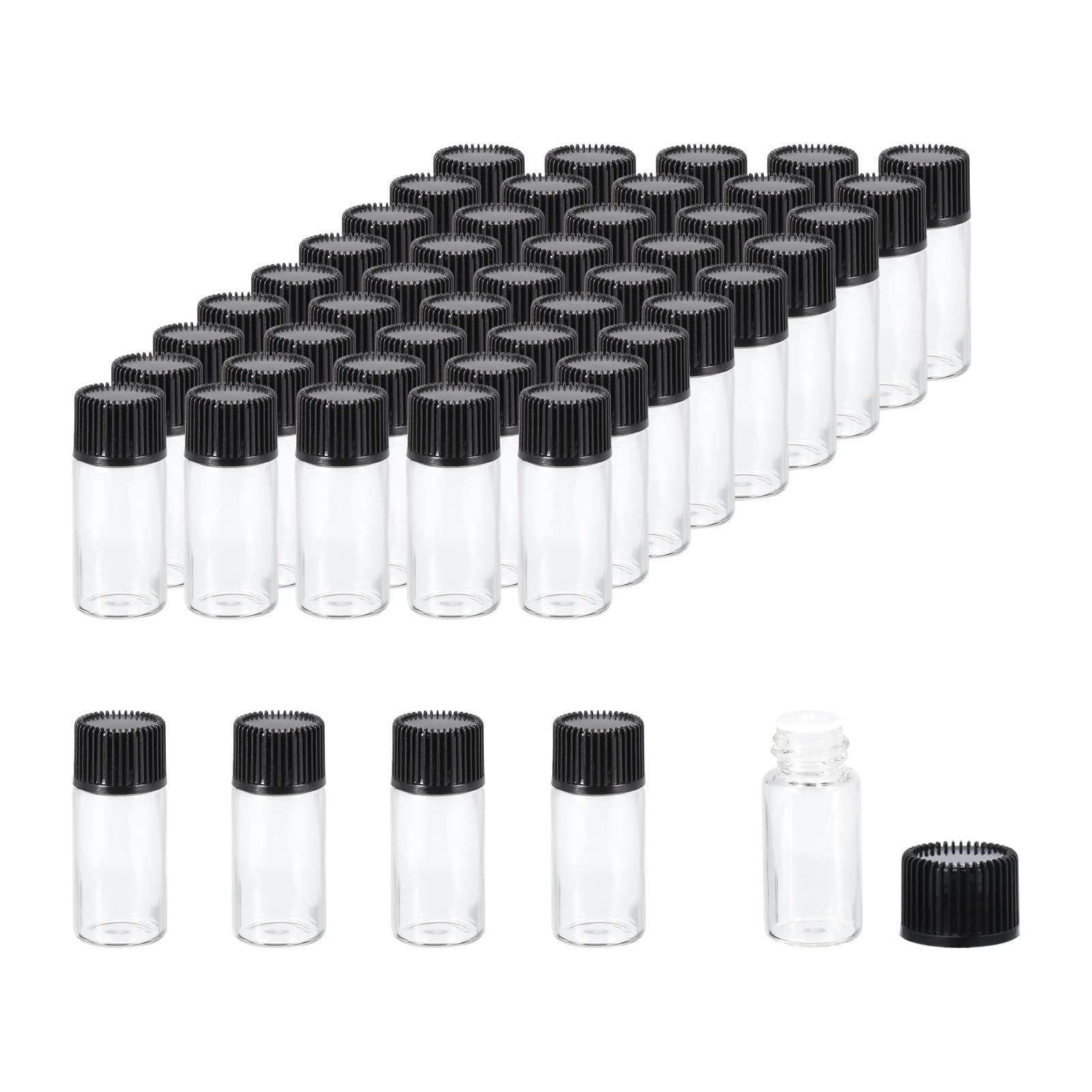 REGALWOVEN Essential Oil Bottles, Glass Bottles with Orifice Reducer ...