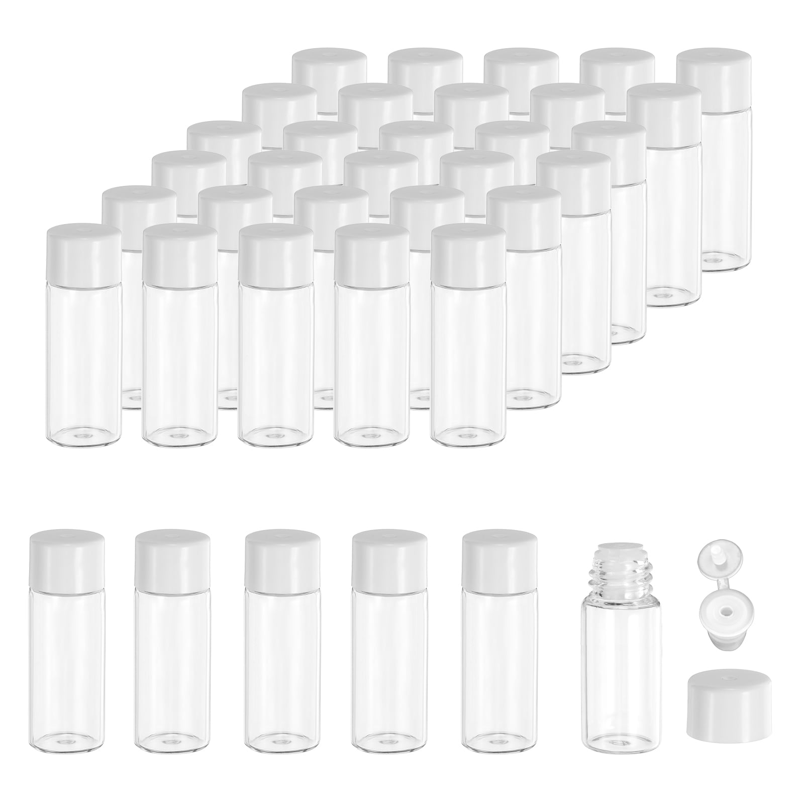 REGALWOVEN Essential Oil Bottles Glass with Orifice Reducer Sample Vial ...