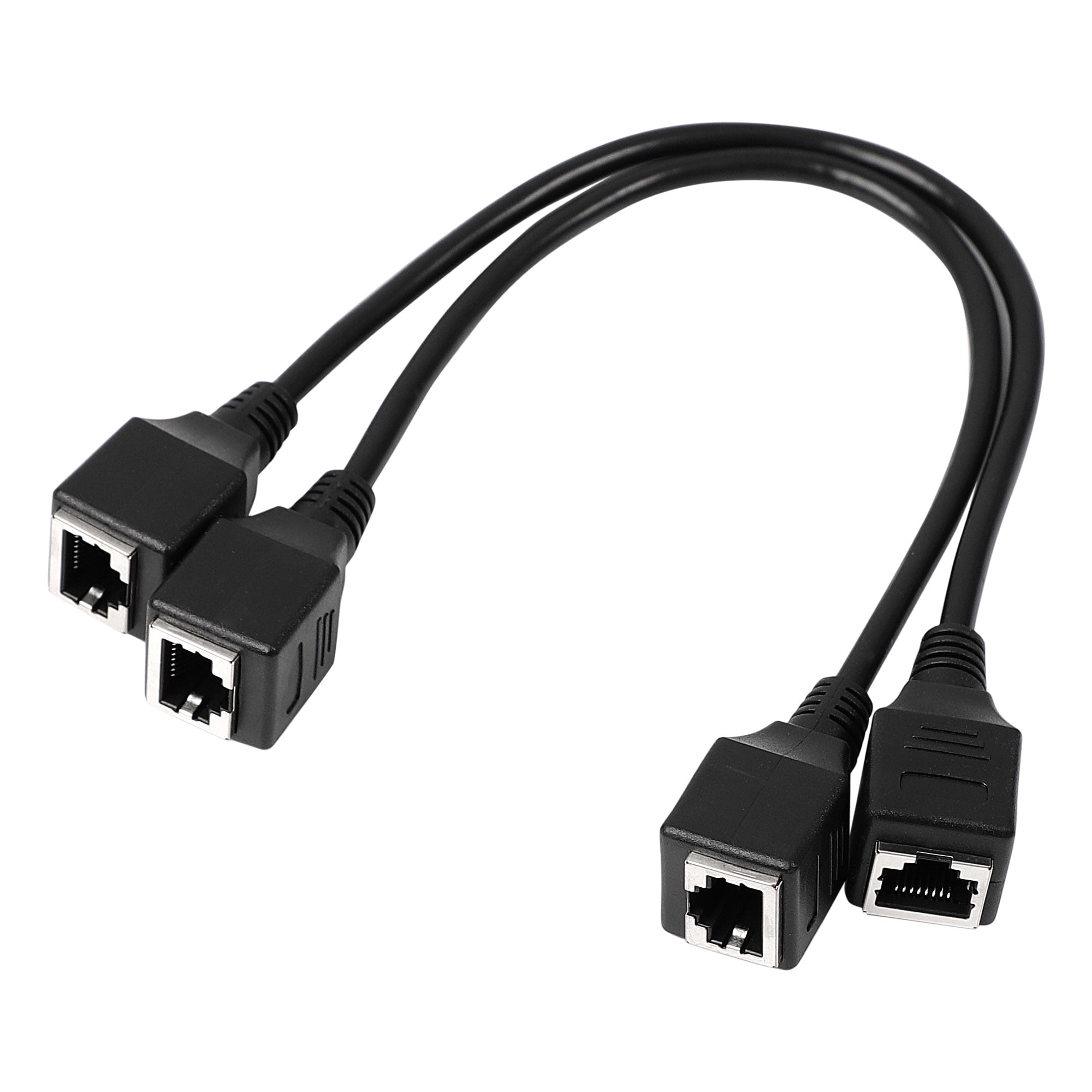 REGALWOVEN Ethernet Lan Female to Female Network Cable RJ45 Extension ...