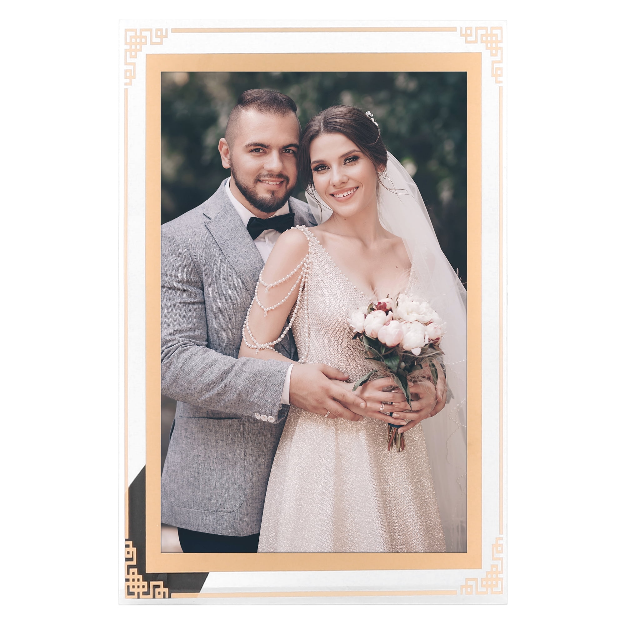 REGALWOVEN Glass Picture Frame for Tabletop Decor, Photo Frames for ...