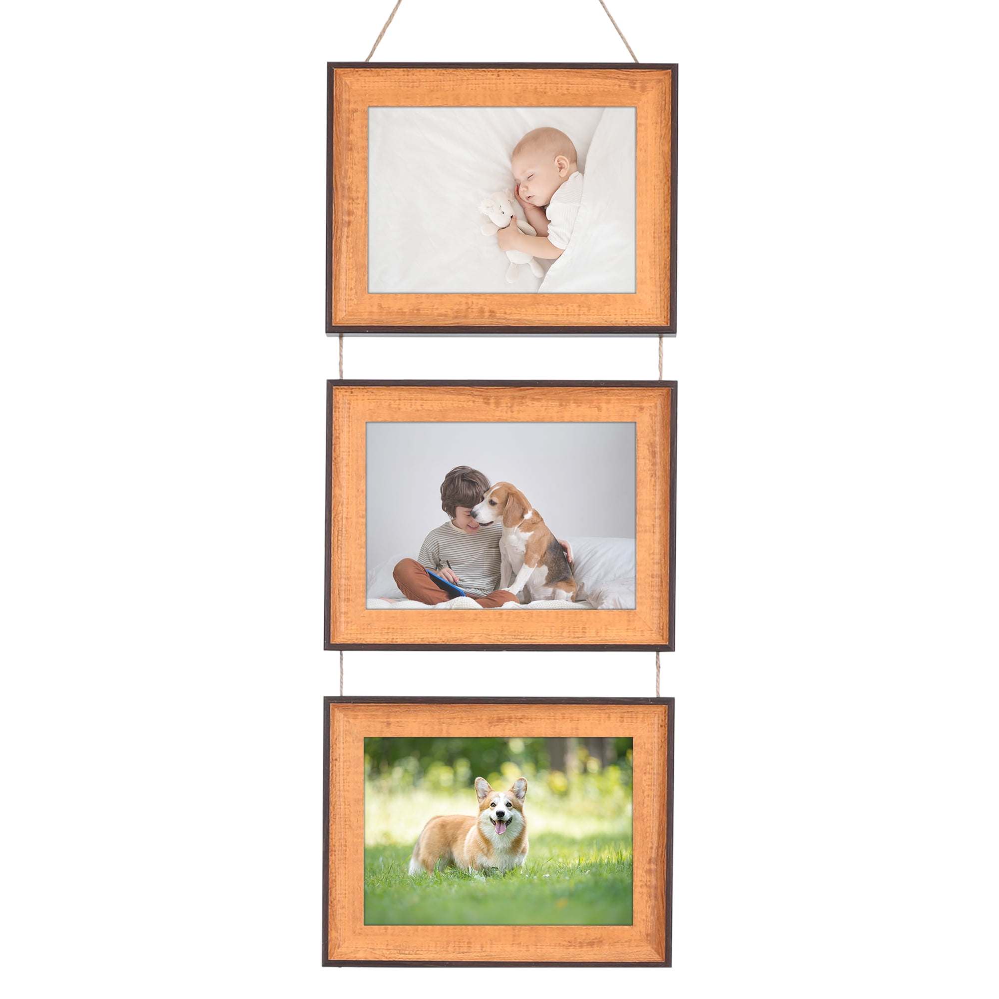 REGALWOVEN Hanging Collage Photo Frames Wall Decor, Family Picture ...