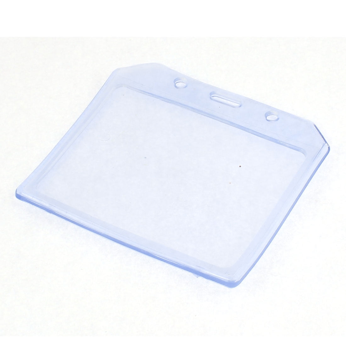 REGALWOVEN Horizontal Transparent Plastic ID Card Name Badges Holder ...
