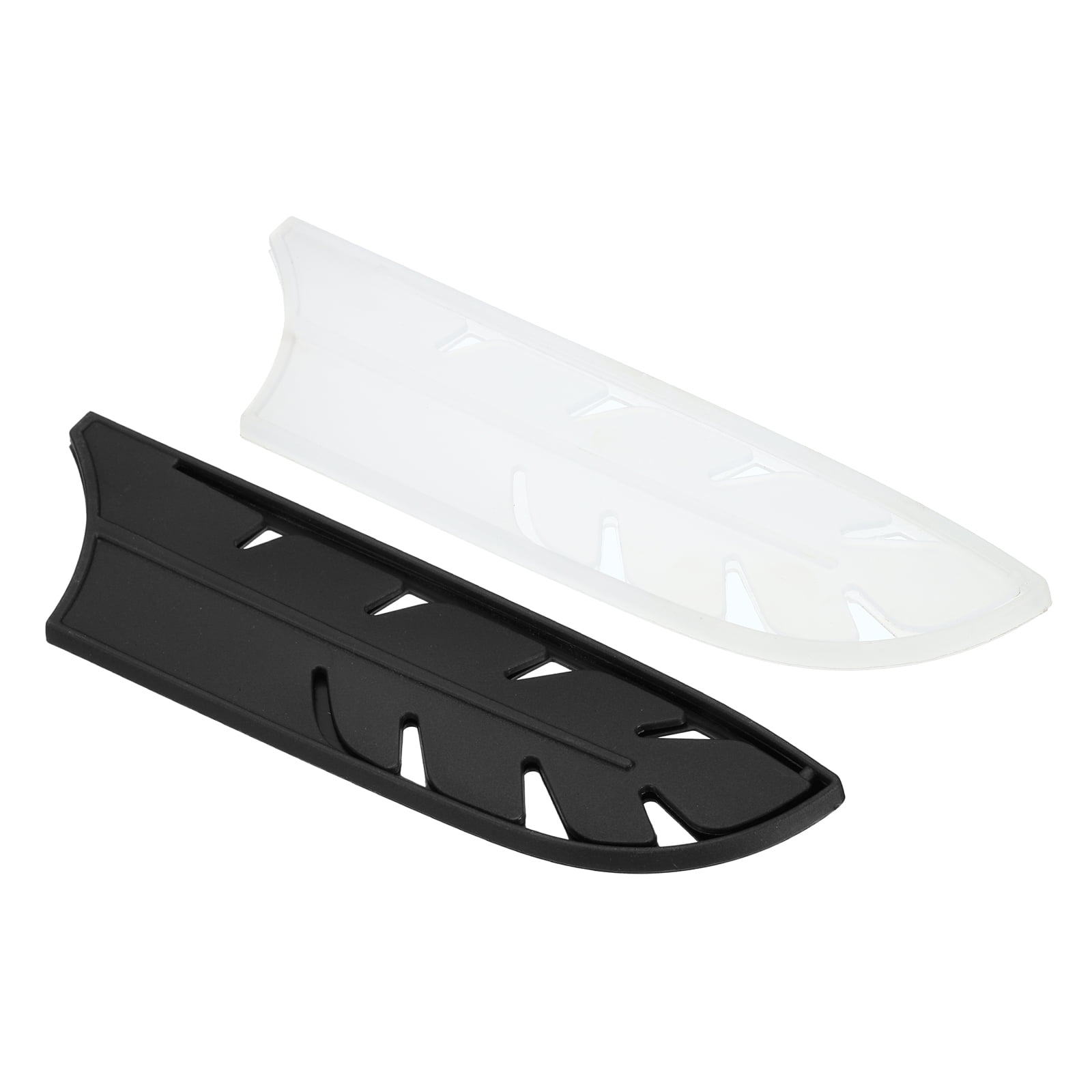 Uxcell 2 Pcs 7" Nakiri Knife Sheaths 7.2"x 2" Black & Transparent ...