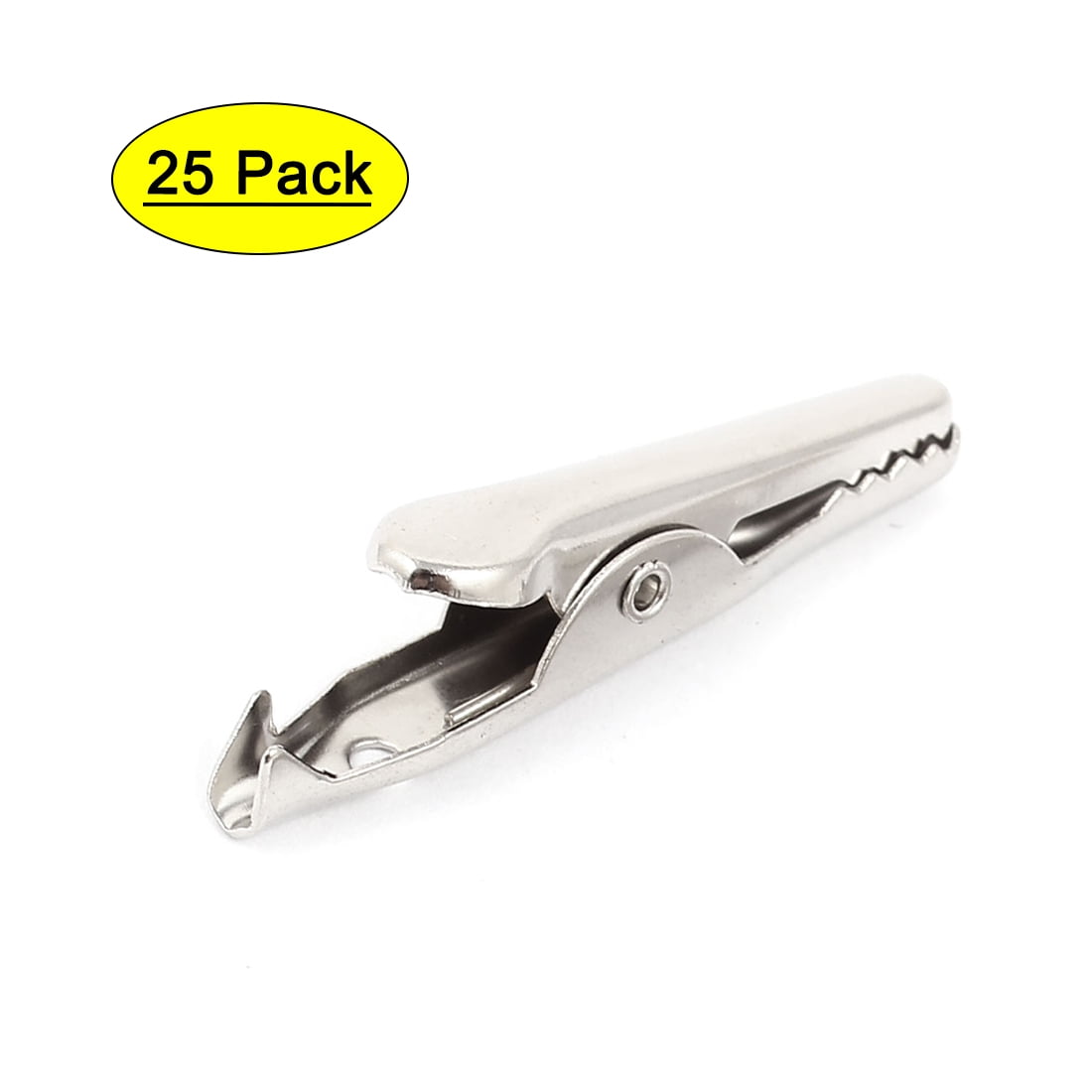 REGALWOVEN Laboratory Non-insulated Electric Test Metal Alligator Clips ...