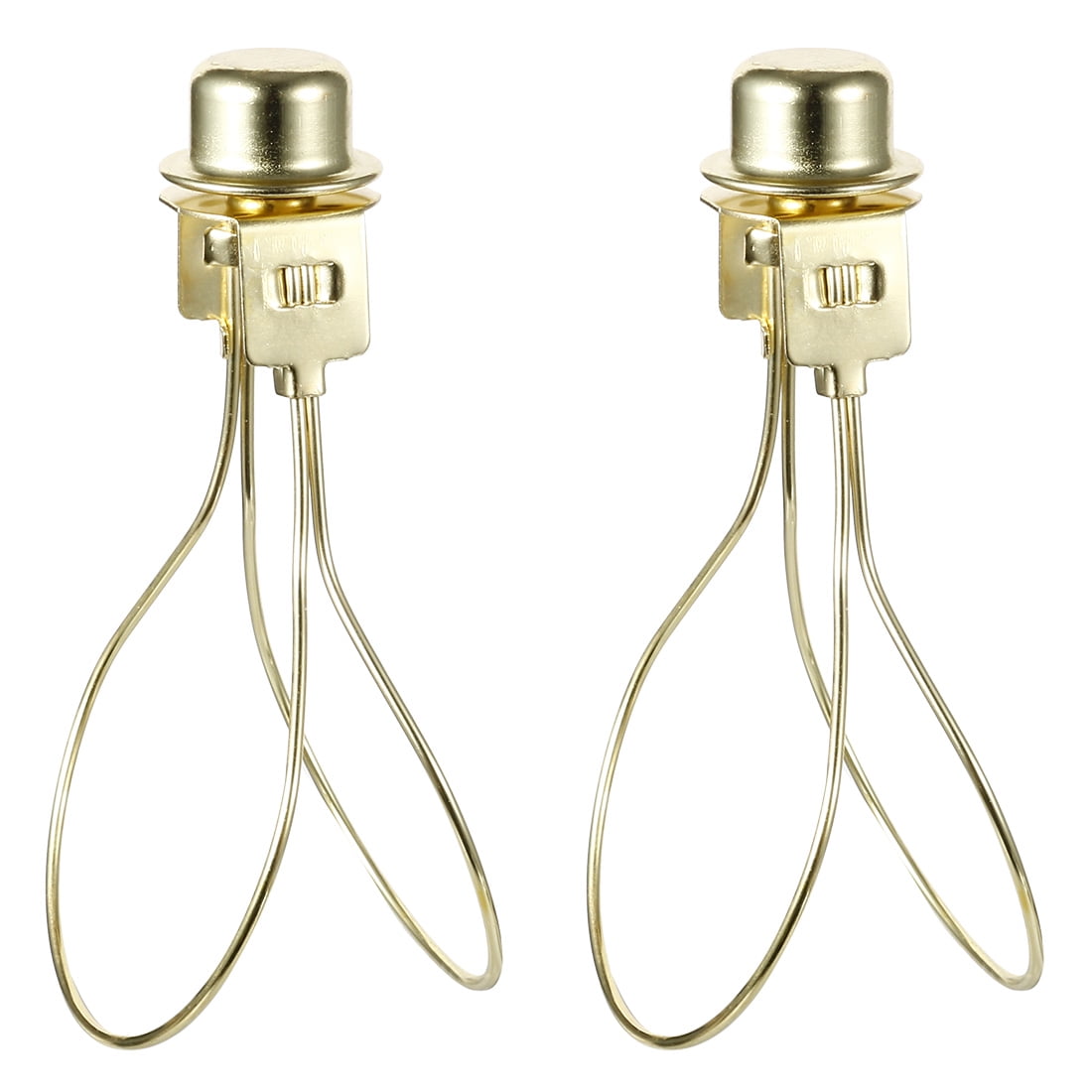REGALWOVEN 2 Pack Brass Lamp Shade Light Bulb Clip Adapter with ...