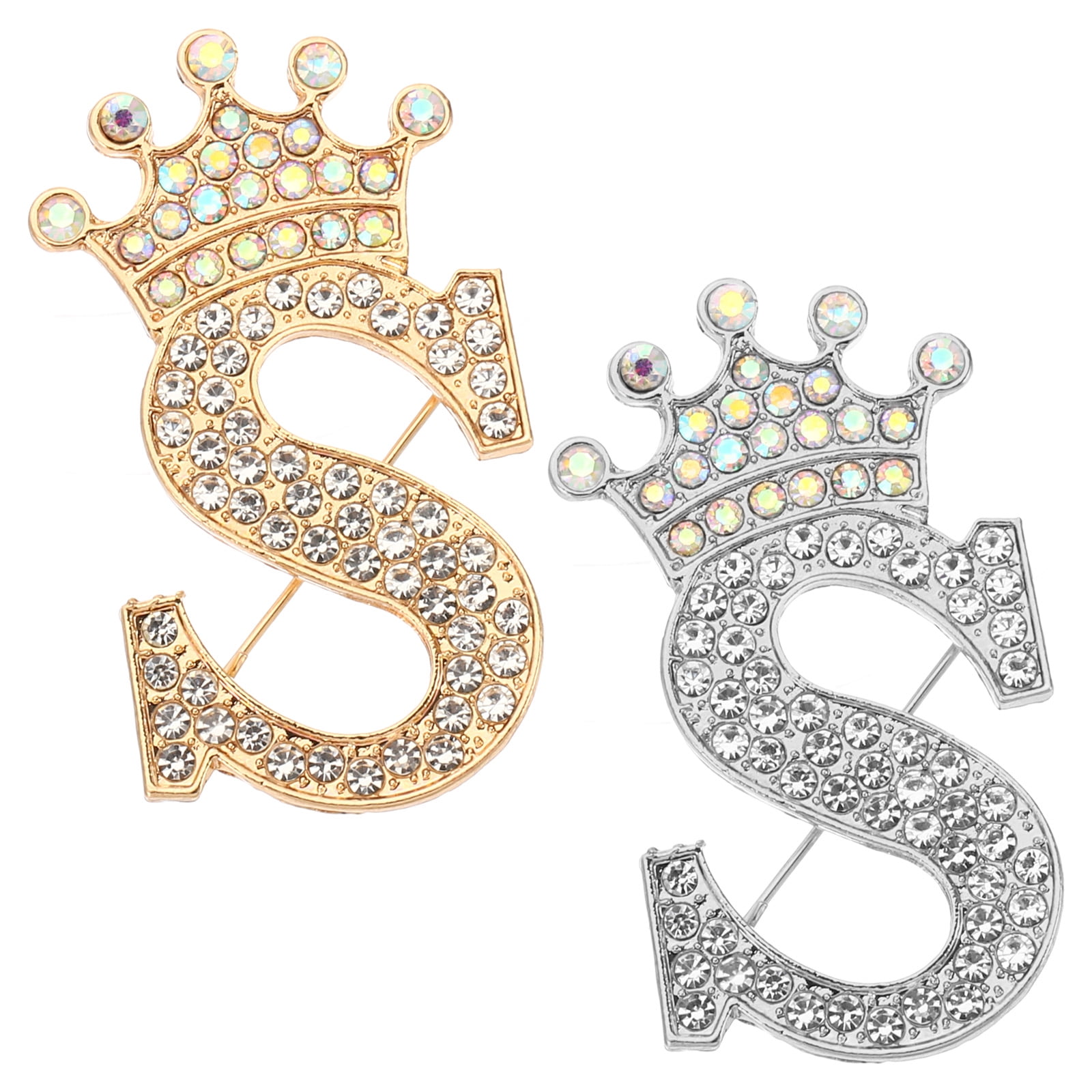 REGALWOVEN Letter Brooch Pins, Alphabet Lapel Badges Pin Letter S ...