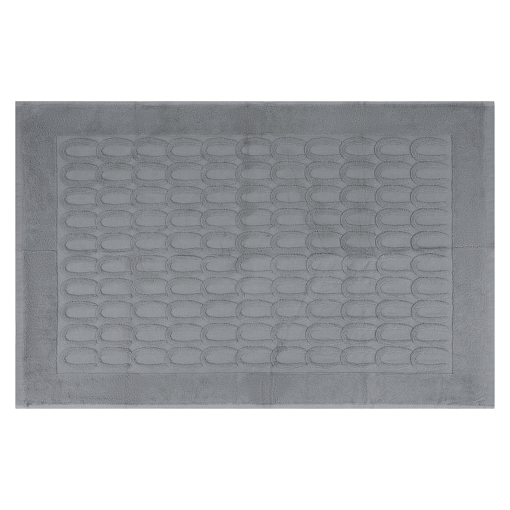 REGALWOVEN Lightweight Washable Textured Cotton Bath Mat Hotel ...