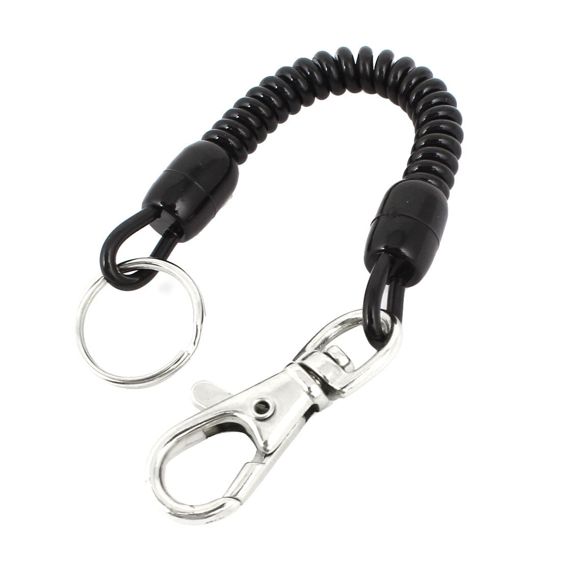 REGALWOVEN Lobster Hook Elastic Coiled Cord Keyring Key Chain Strap ...