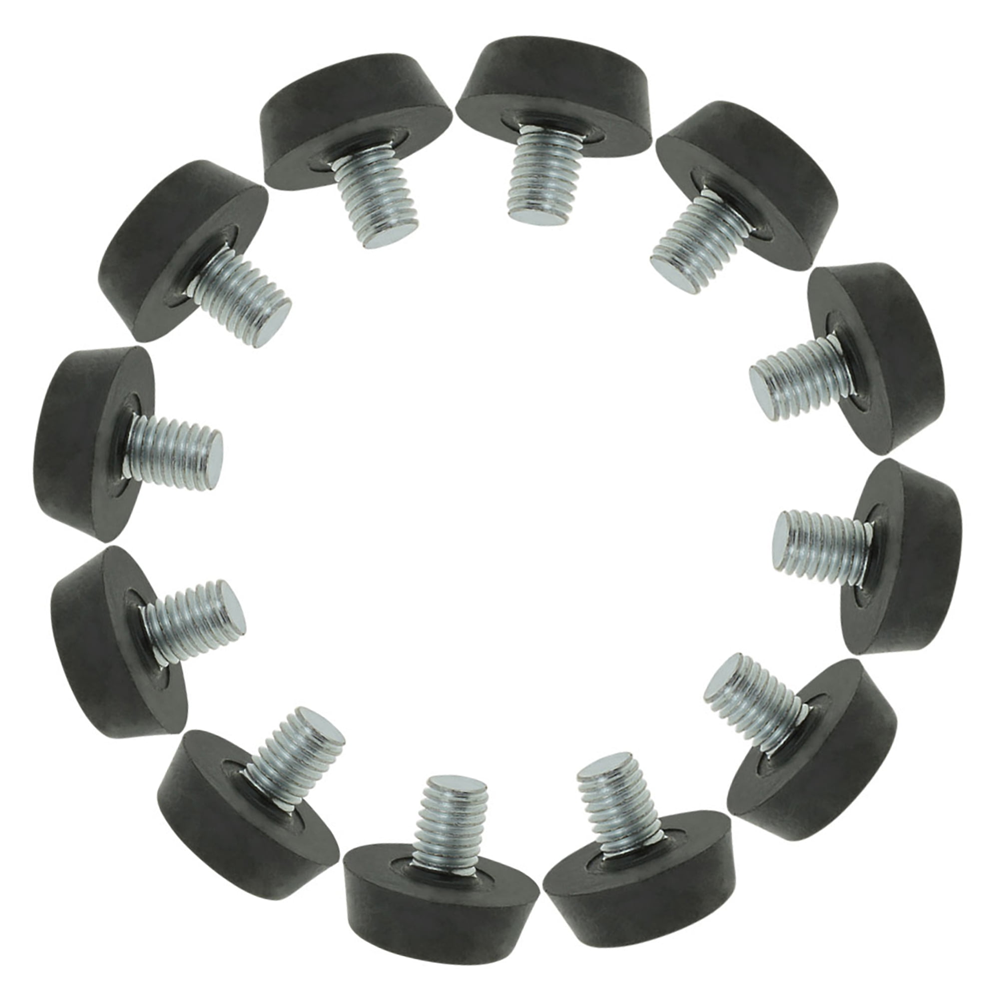 REGALWOVEN M8 x 10 x 22mm Furniture Glide Leveling Feet Adjustable ...