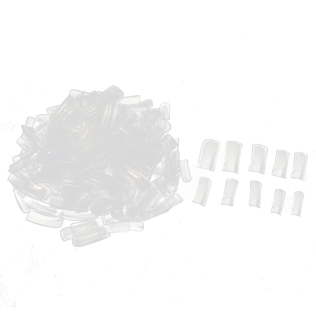 REGALWOVEN Makeup Plastic Artificial Manicure Fingernail Nail Half Tips ...