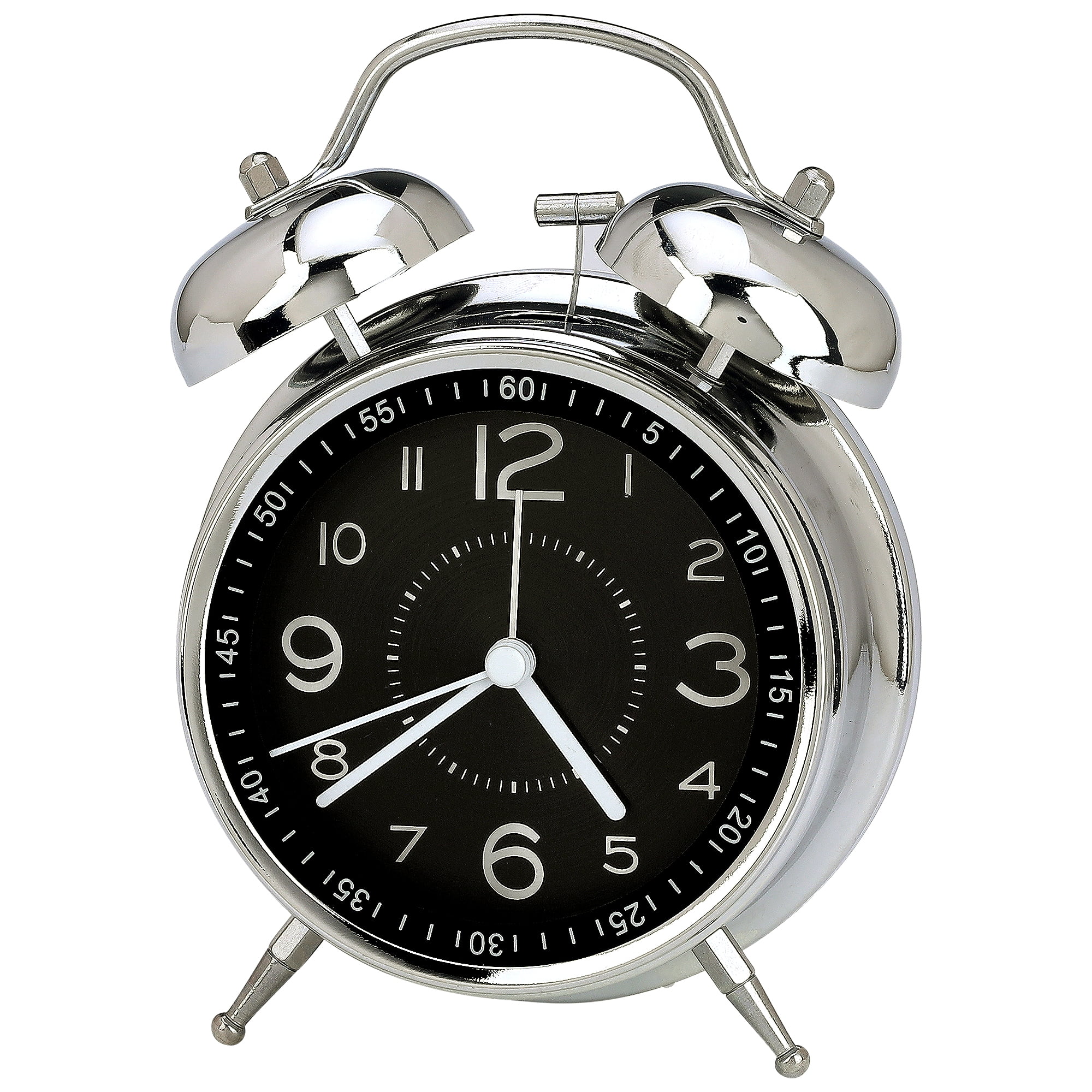REGALWOVEN Metal Mechanical Alarm Clock for Heavy Sleepers Loud Bell ...